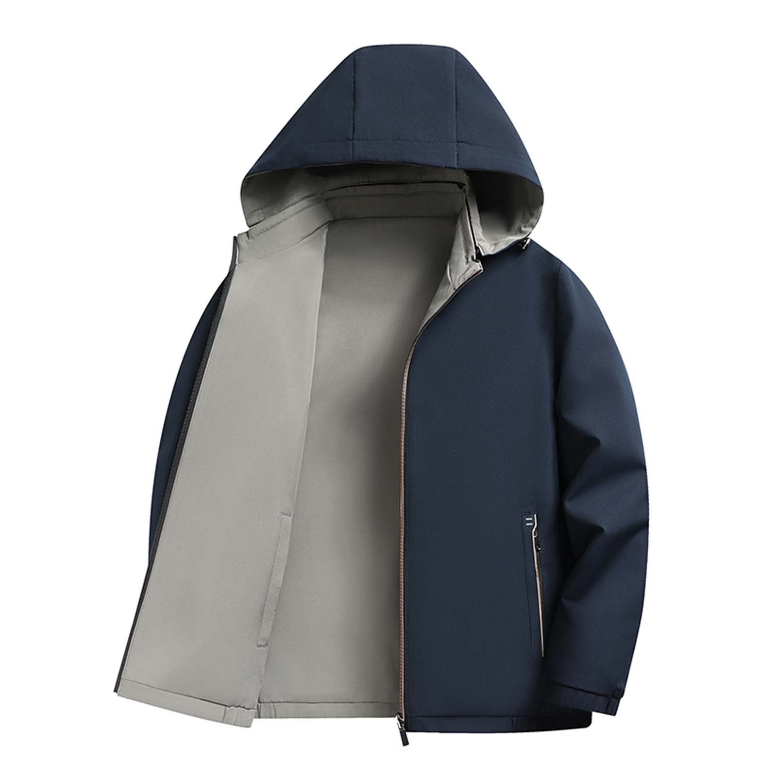 Gyujnb Jackets for Men,Reversible Jacket Men's Business Jacket Casual ...