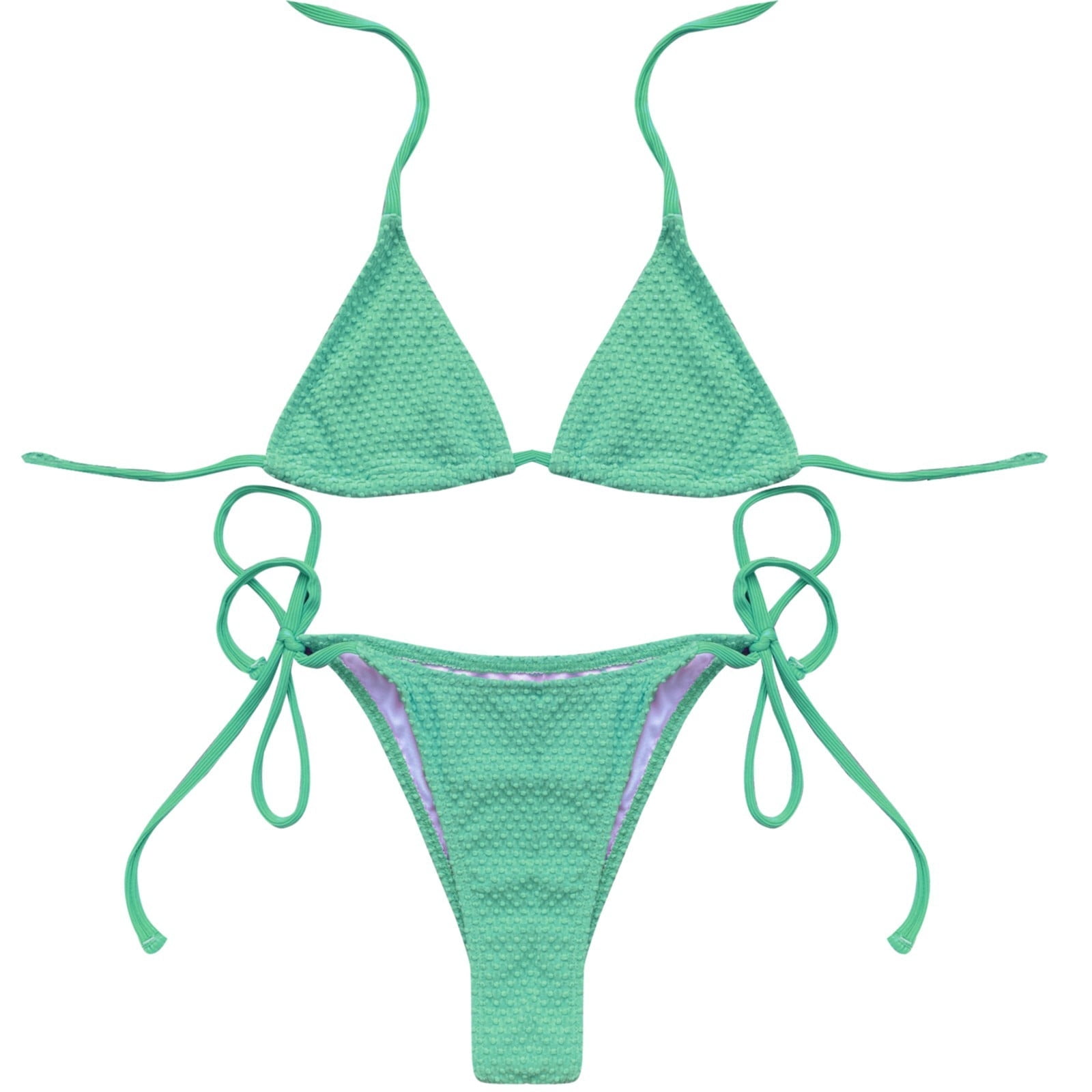 Gzea Plus Size Swimsuits Summer Ladies Sexy Two Piece Swimsuit Solid