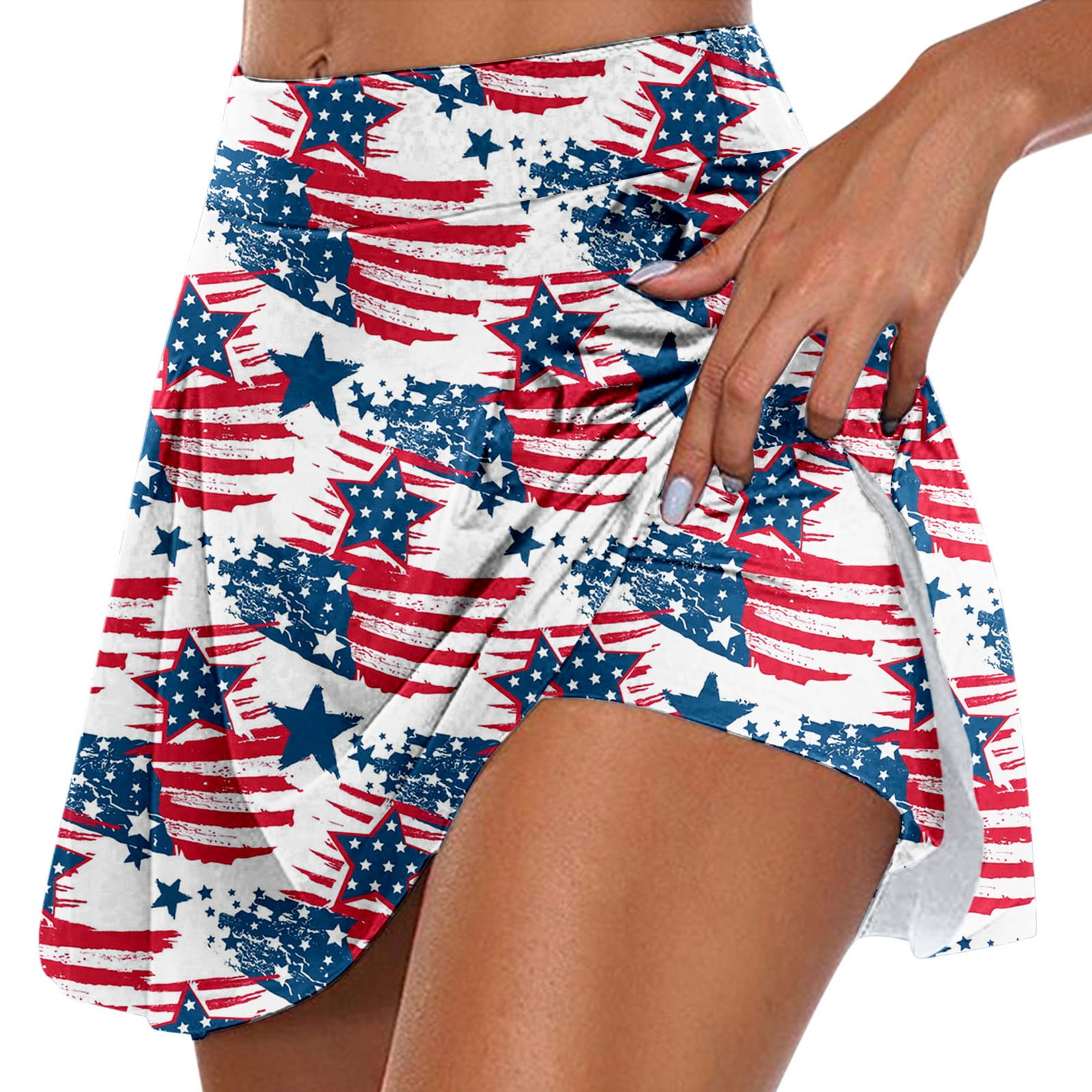 Gzea Sexy Skirts For Women Womens Casual Prints Tennis Golf Skirt Yoga Sport Active Skirt Shorts