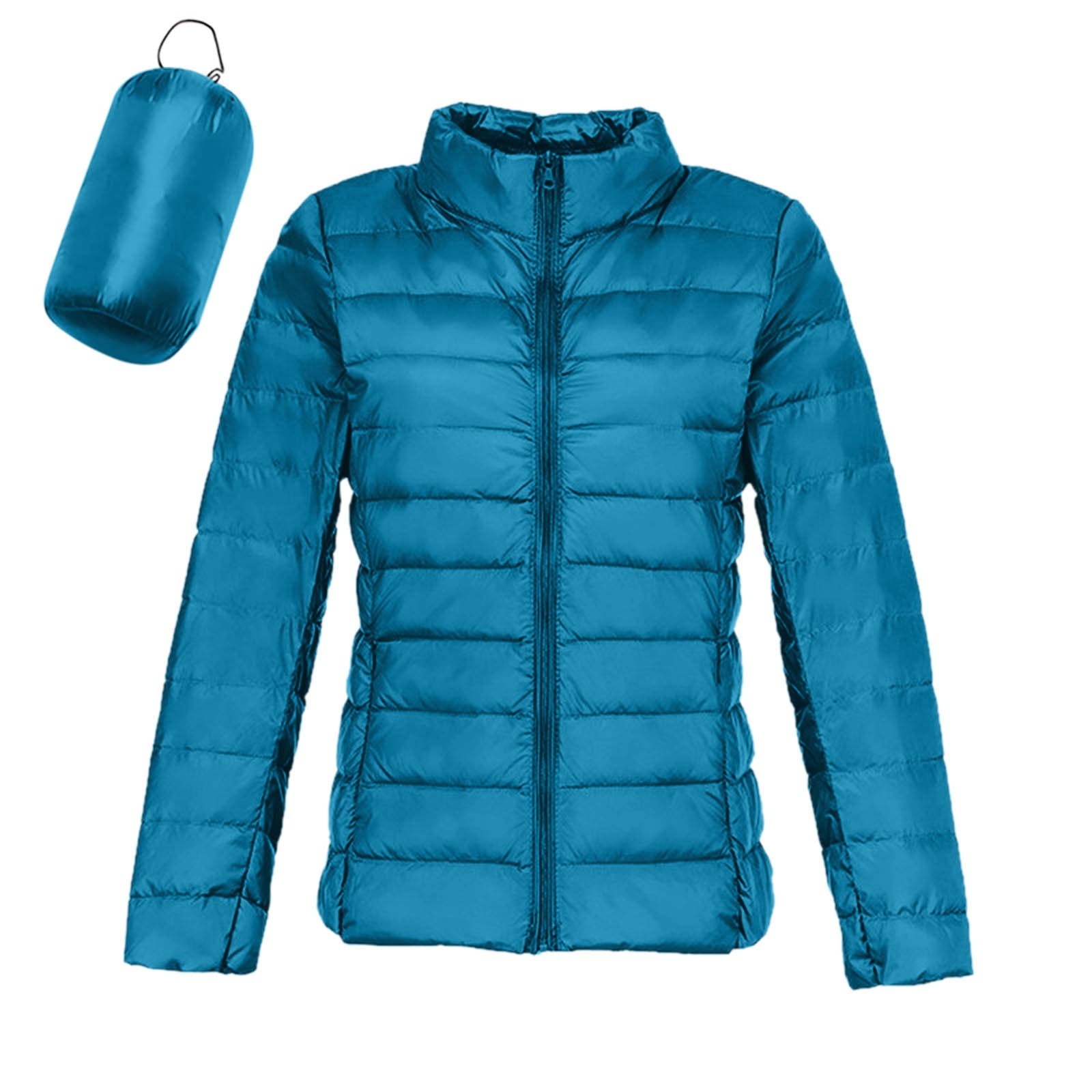 Gzea Super Coat Women Warm Lightweight Jacket Hoodless Windproof Winter ...