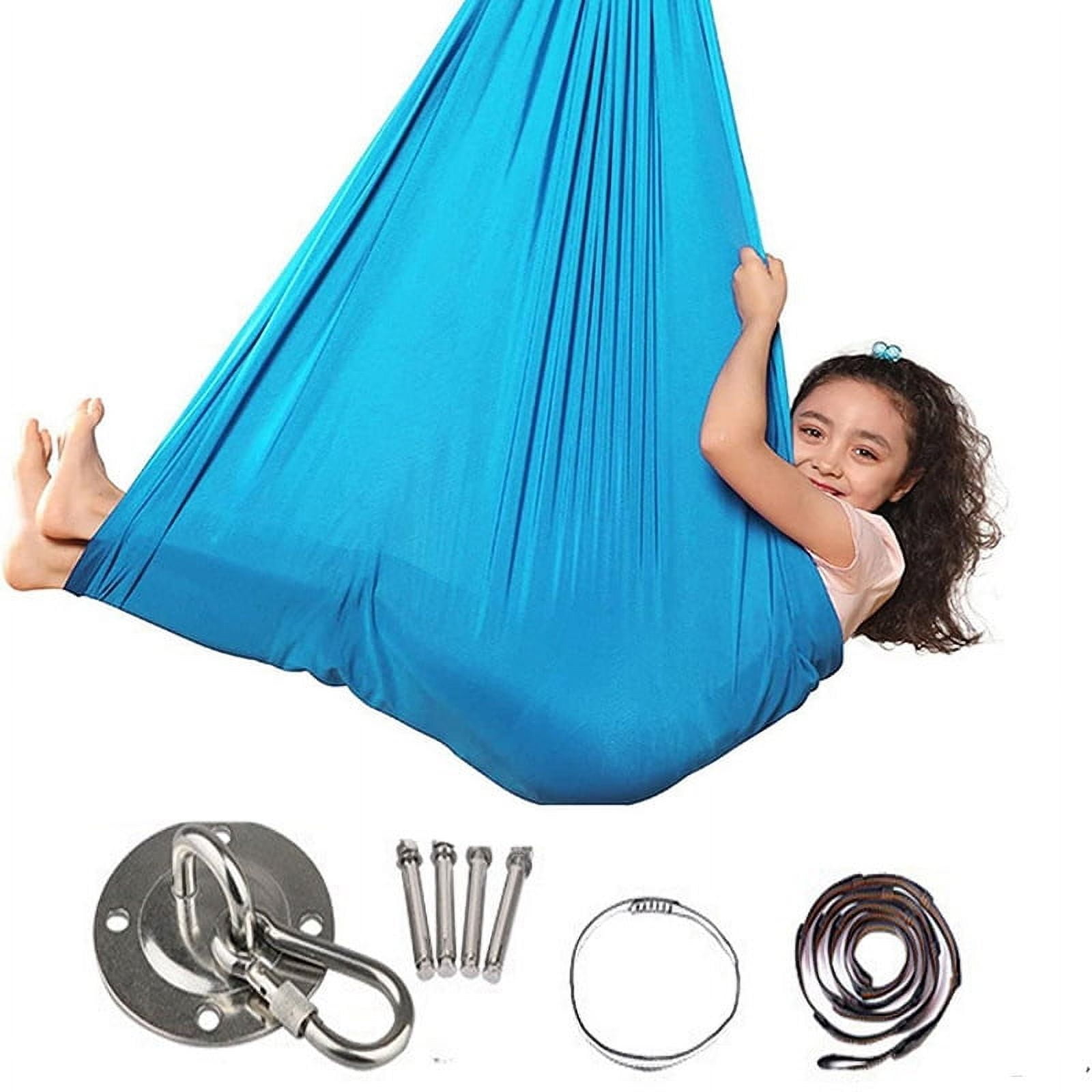 Gzkjswjs Sensory Swing for Adults Indoor Therapy Swing for Kids with ...