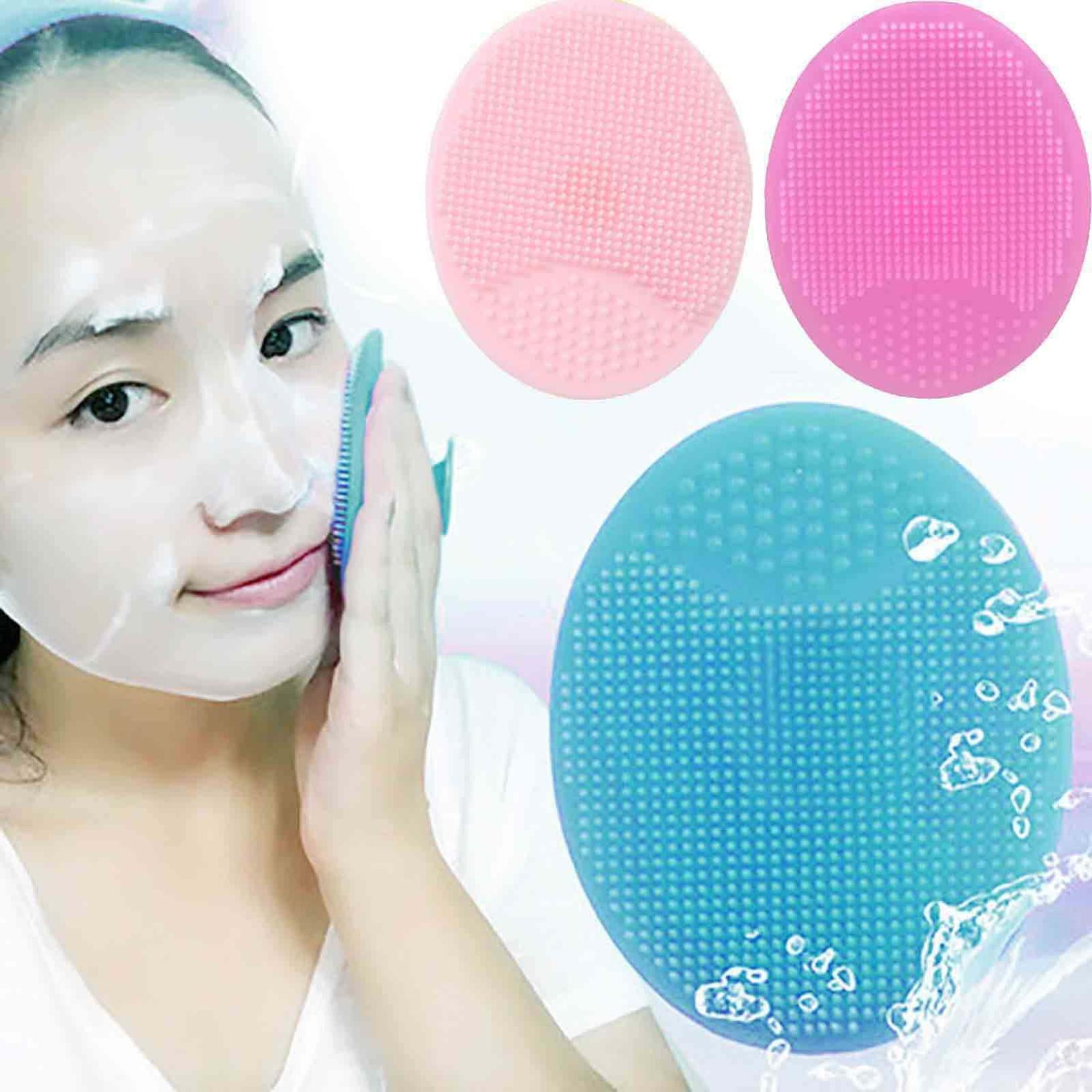 Gzwccvsn 3PC Silicone Beauty Wash Pad Face Exfoliating Blackhead Facial ...