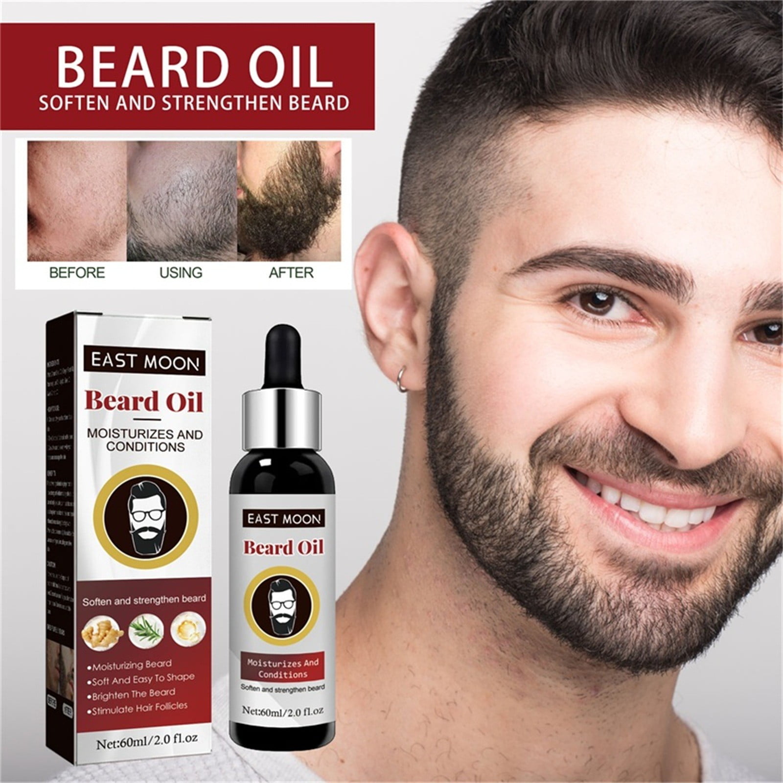 Gzwccvsn Beard Growth Care Oil Fast Growing Bushy Beard For Men The Of