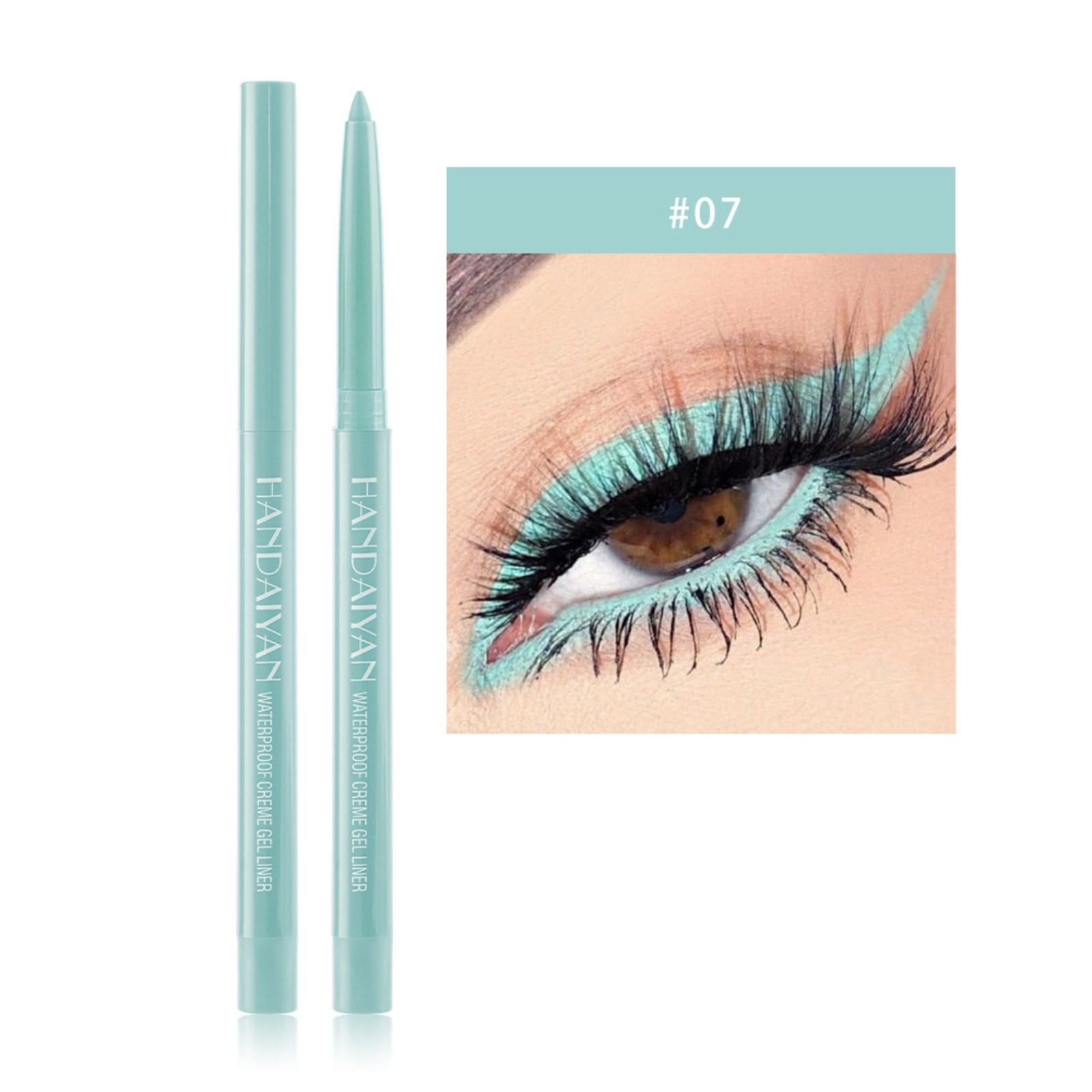 Gzwccvsn Eye Liner Pencil Set 20 Colors Natural Matte Long Lasting ...