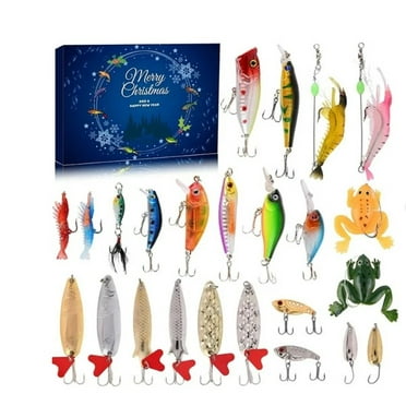 Mystery Tackle Box 8 Days of Salt Fishing Lures Holiday Advent Calendar ...