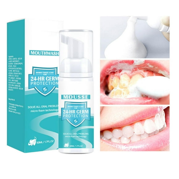 White Foam Teeth Whitening