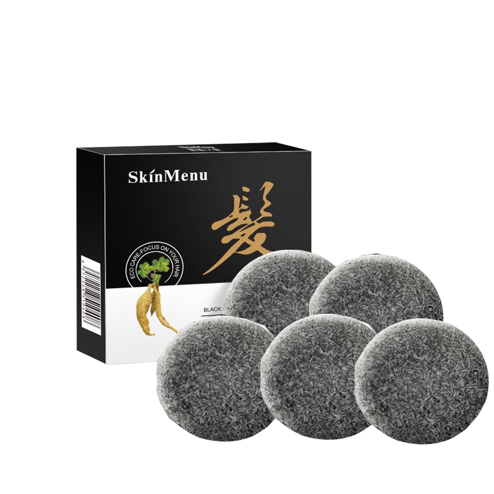 Gzwccvsn Hair Darkening Shampoo Bar, Natural Plant Essence Organic ...