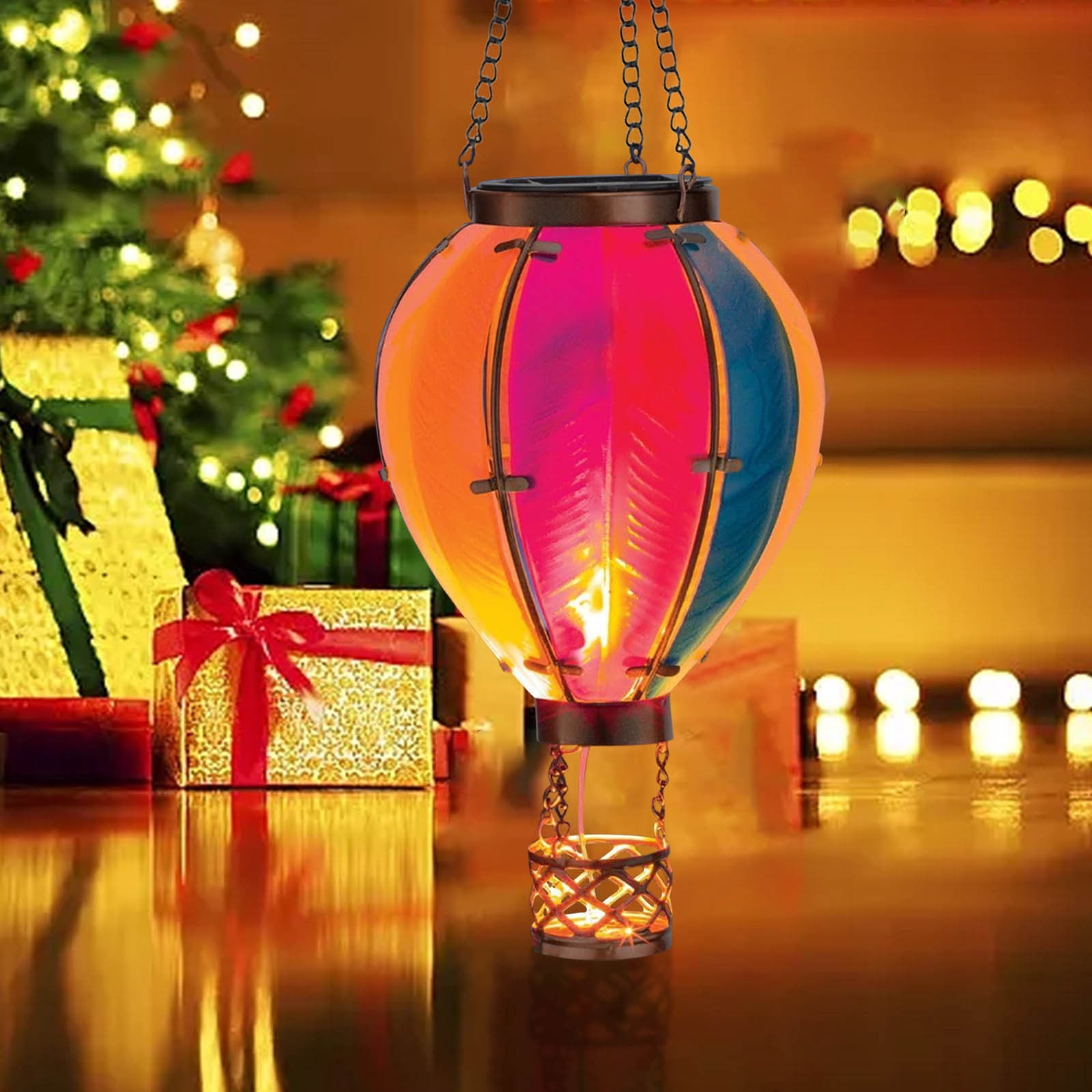 Gzwccvsn Hot Air Balloon Solar Lantern, Outdoor Christmas Decoration ...