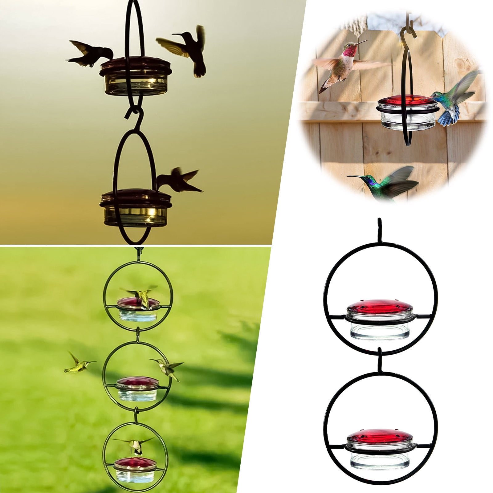 Gzwccvsn Hummingbird Feeders Outdoor Metal Hummingbird Water Feeder Hummingbirds Feeder Hanging