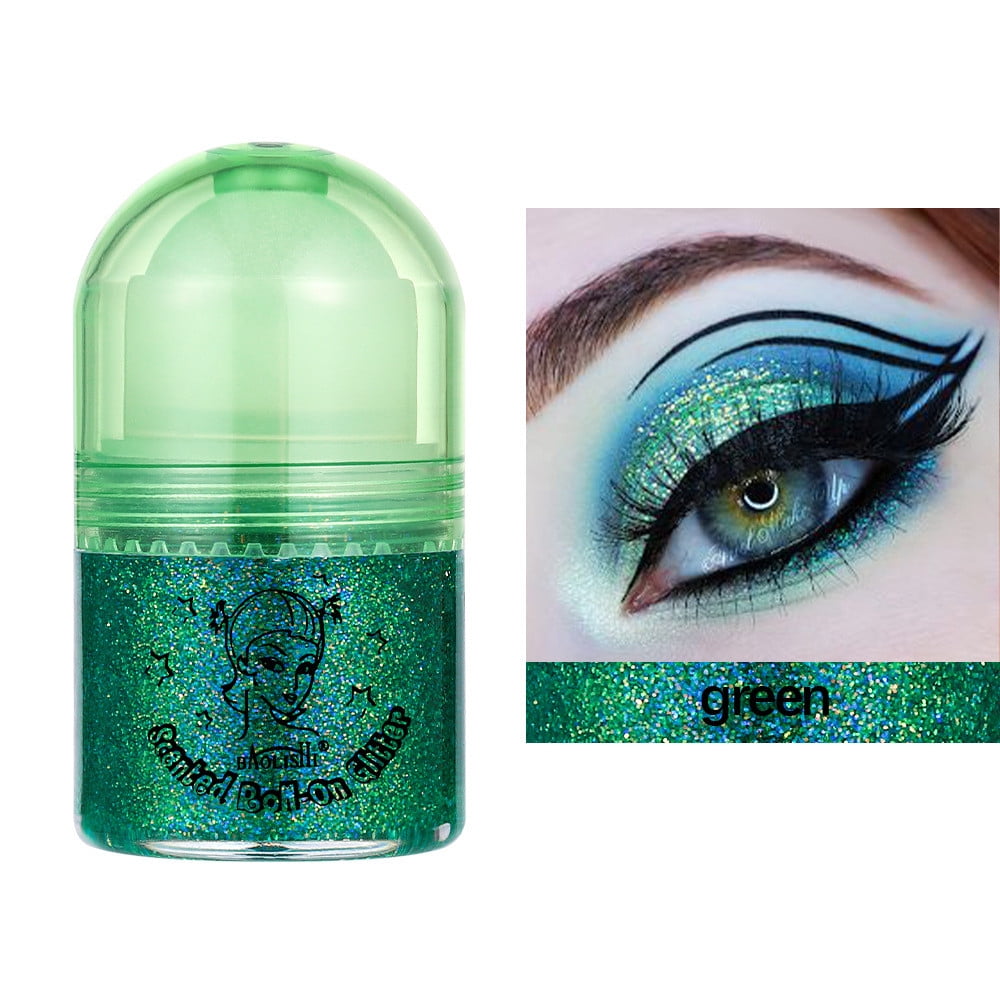 Gzwccvsn Liquid Eyeshadow , Green Glitter Eyeshadow Color Shifting ...