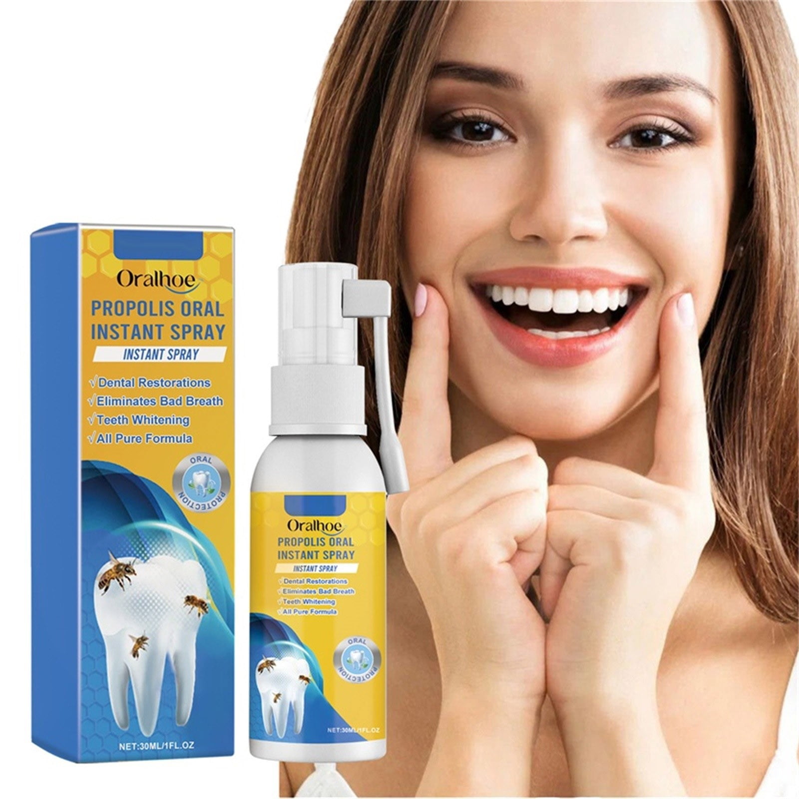 Gzwccvsn Propolis Oral Instant Spray Propolis Oral Health Spray ...