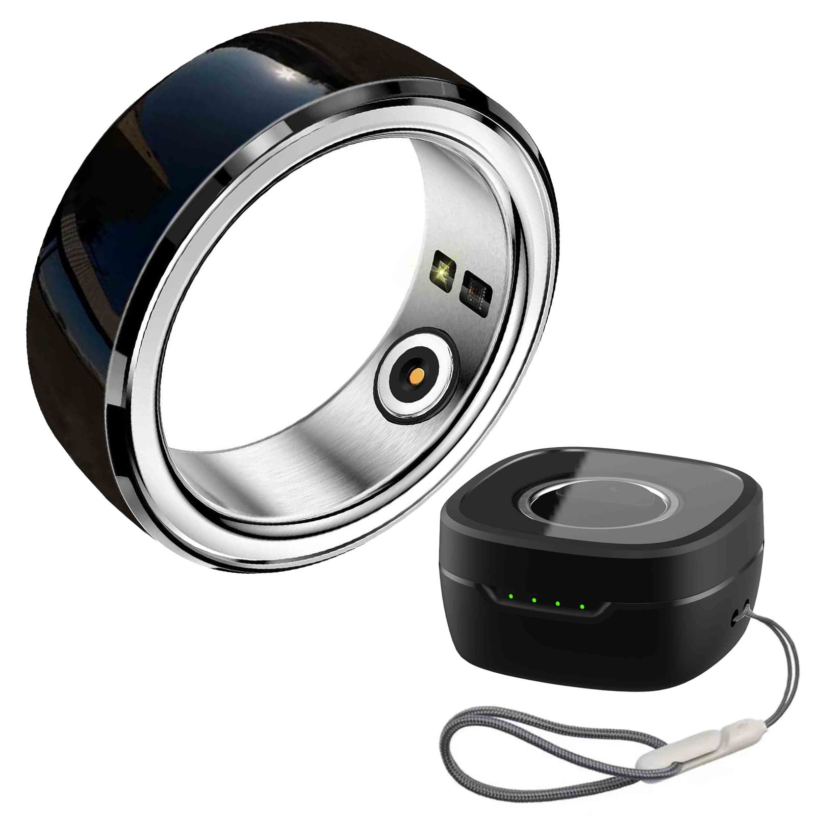 Gzwccvsn Smart Ring Health Activity Tracking Ring, 5ATM 24-Hour Sleep ...