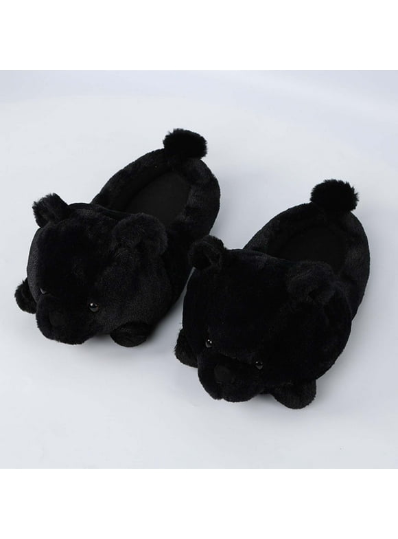 Teddy Bear Slippers Womens