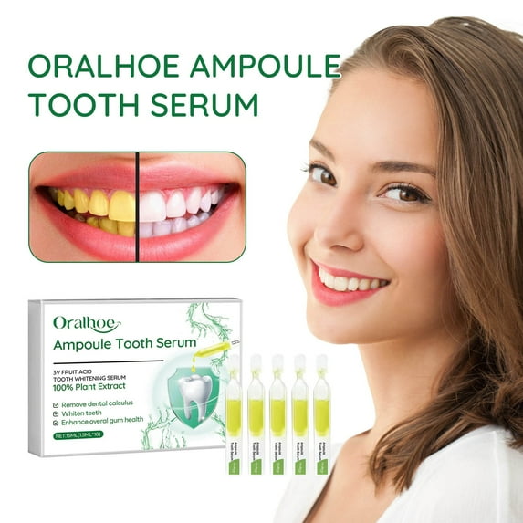 Gzwccvsn Teeth Whitening Essence-Baking Natron Deep Cleaning Xylitol ...