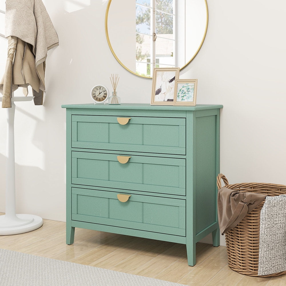 Gzxs 3-Drawer Storage Chest, Modern Closet Dressers Chest of Drawers ...