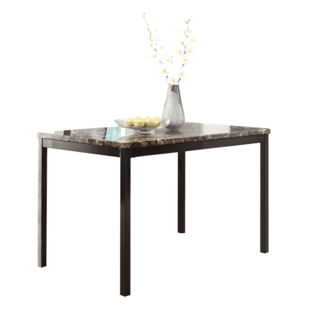 Gzxs 48 Inch Dining Table, Modern Rectangular Kitchen Table with Faux ...