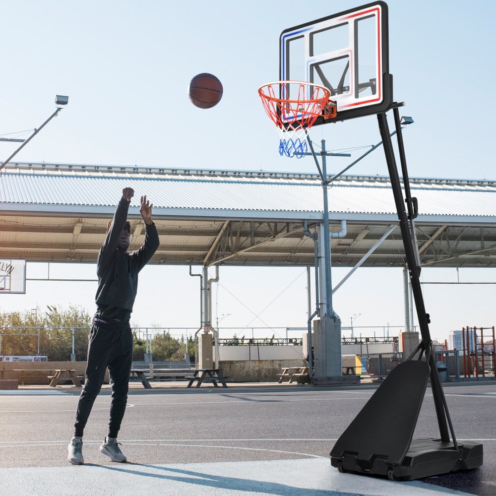 Gzxs Height Adjustable Portable Basketball Hoop Basketball System 8 ...