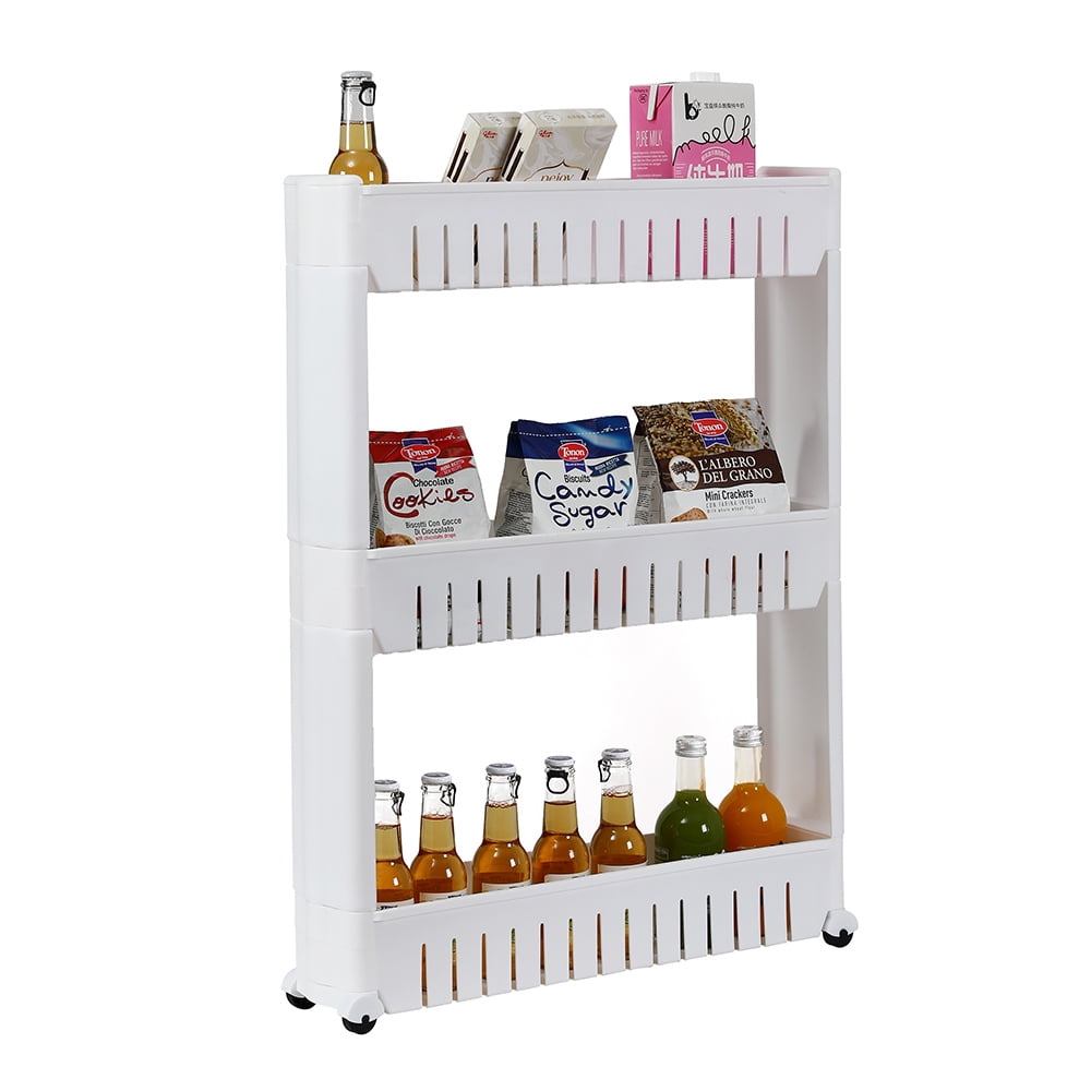 Gzxs Laundry Room Organizer, Mobile Shelving Unit Organizer with 3 ...