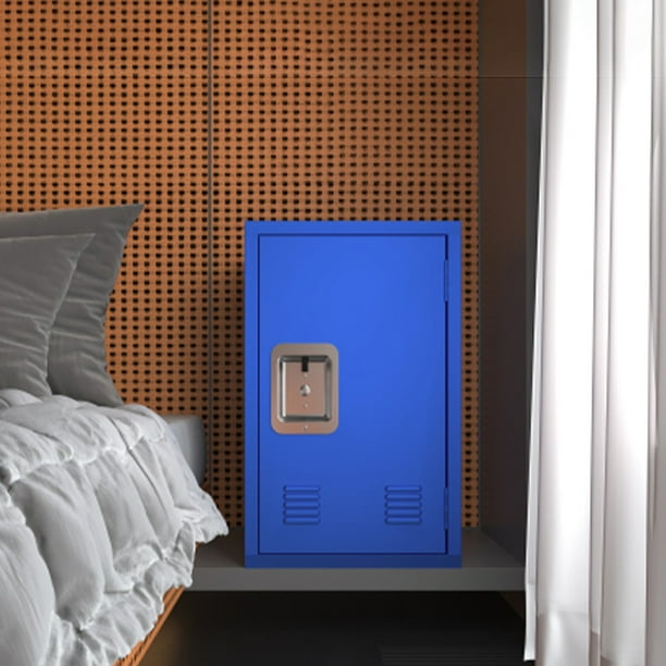 Gzxs Metal Locker Storage Cabinet, Small Locker 24" H Single-Door ...