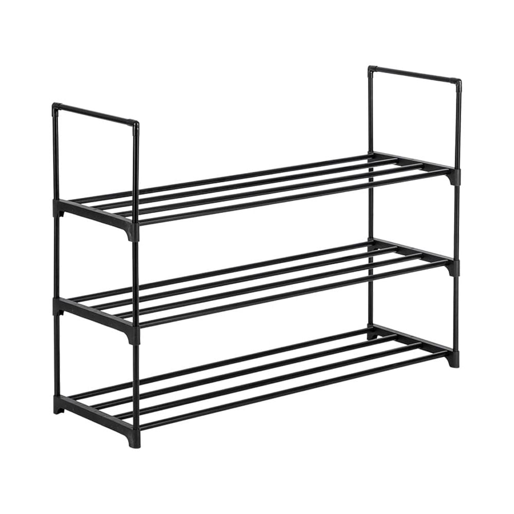 Gzxs Metal Shoe Storage Rack, 3-Tiers Iron Shoe Tower Shelf Storage ...