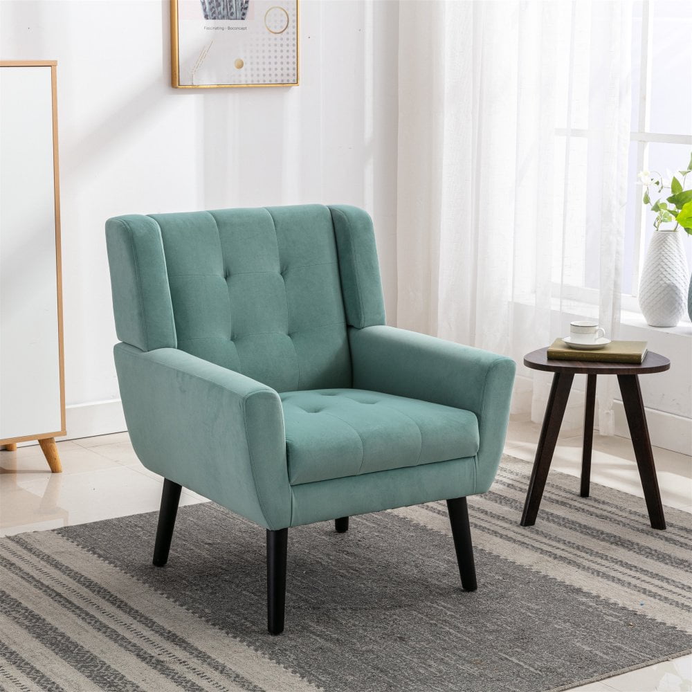 Gzxs Modern Single Sofa Chair Accent Armchair Ergonomics Upholstered ...