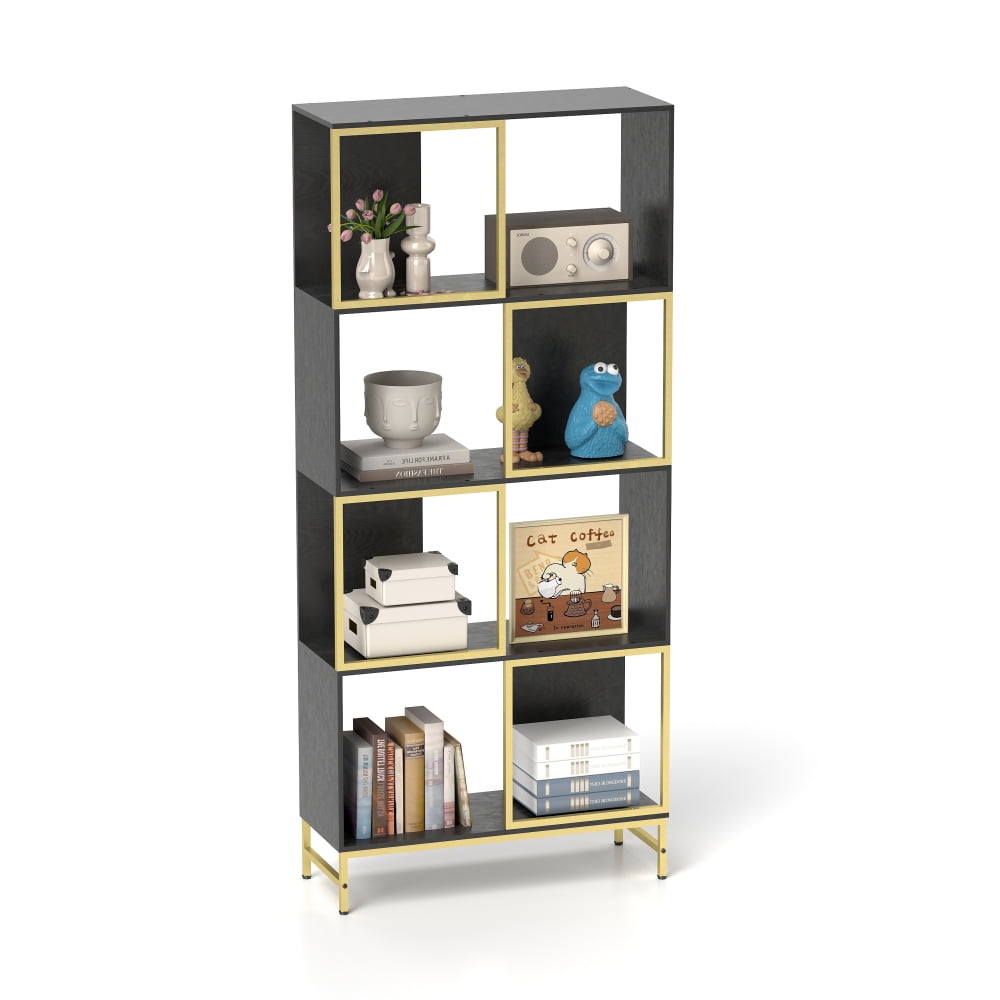 Gzxs Tall Bookcase and Bookshelf, 70.8" Large Storage Rack Organizer ...
