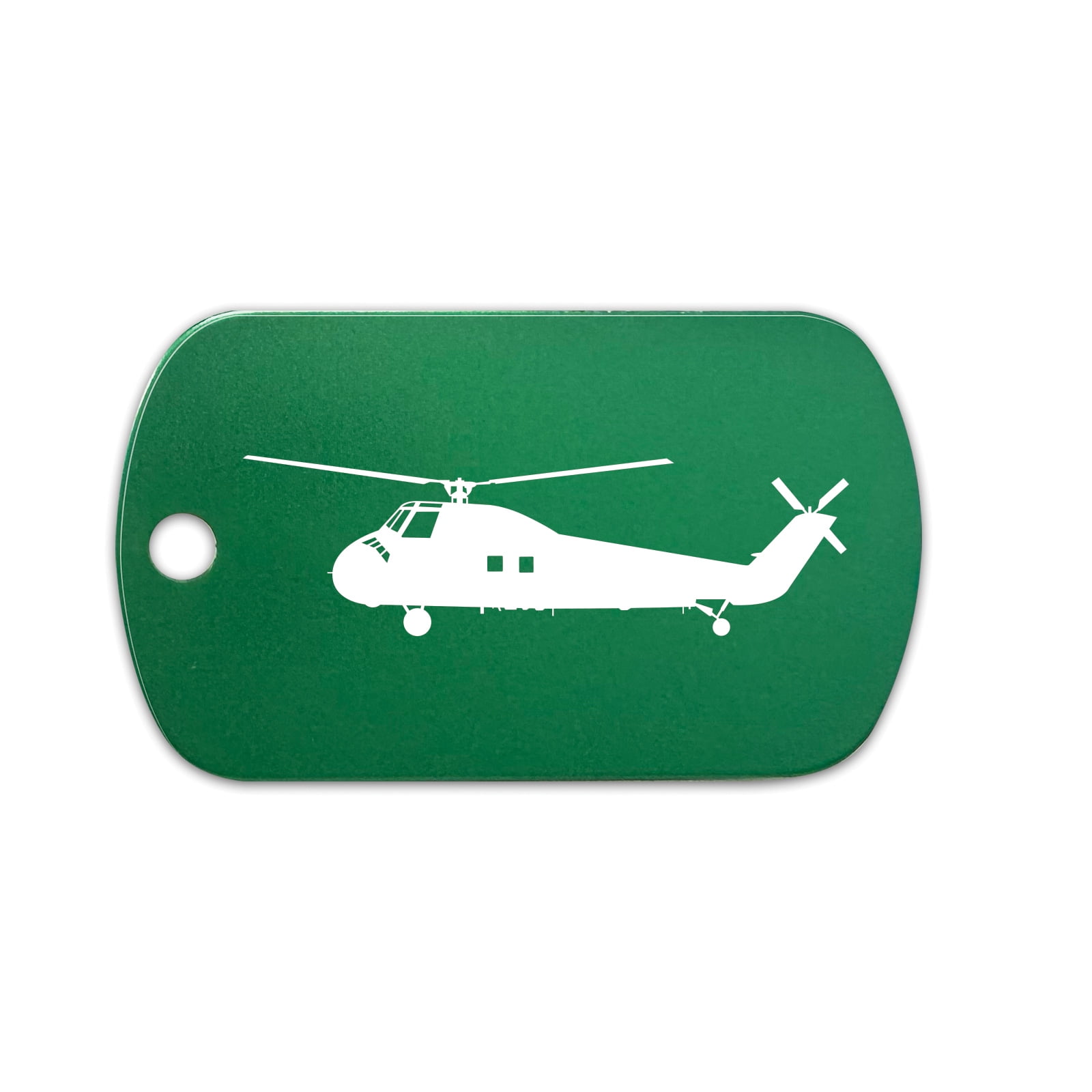 H-34 Choctaw Helicopter GI Dog Tag Aluminum Keychain vietnam s-58 sub ...