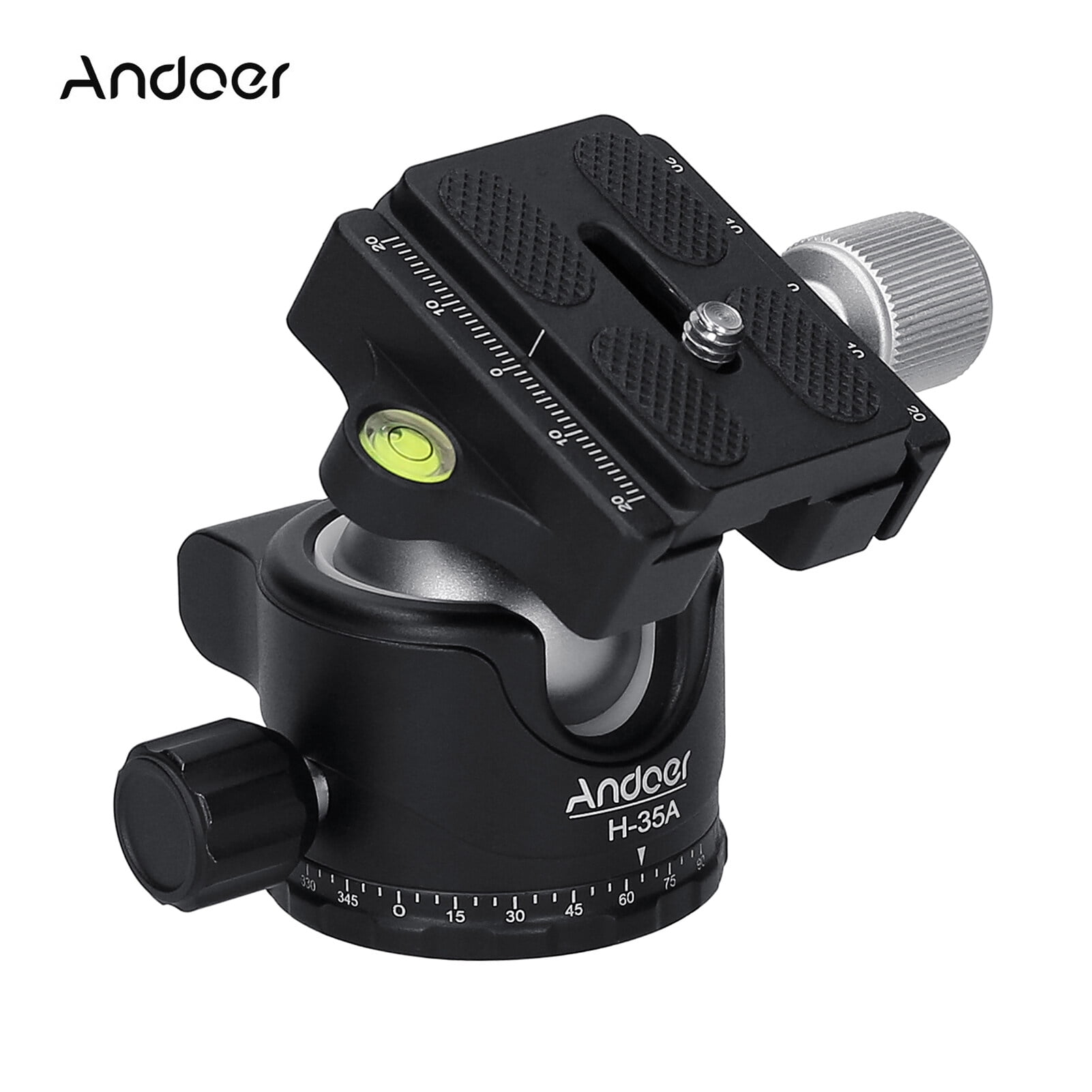 H-35A Panorama Ballhead Tripod Mount Adapter Ball Head U-Groove Low ...
