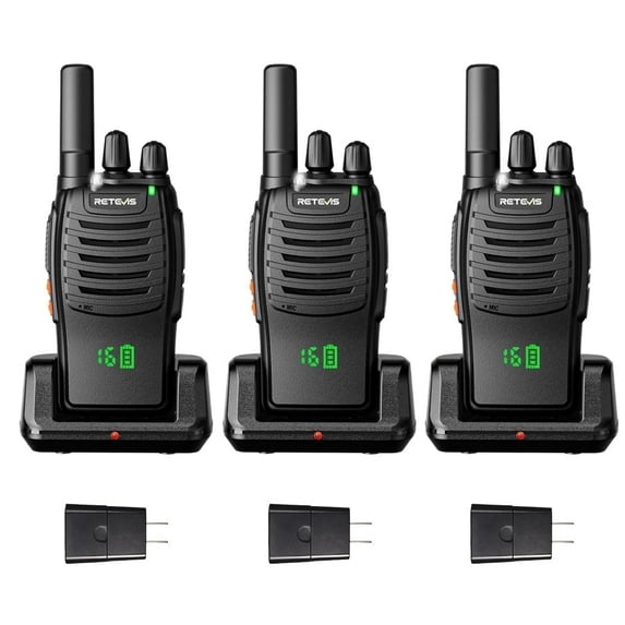 H-777H Walkie Talkies Rechargeable,2 Way Radios Long Range,USB-C,VOX ...