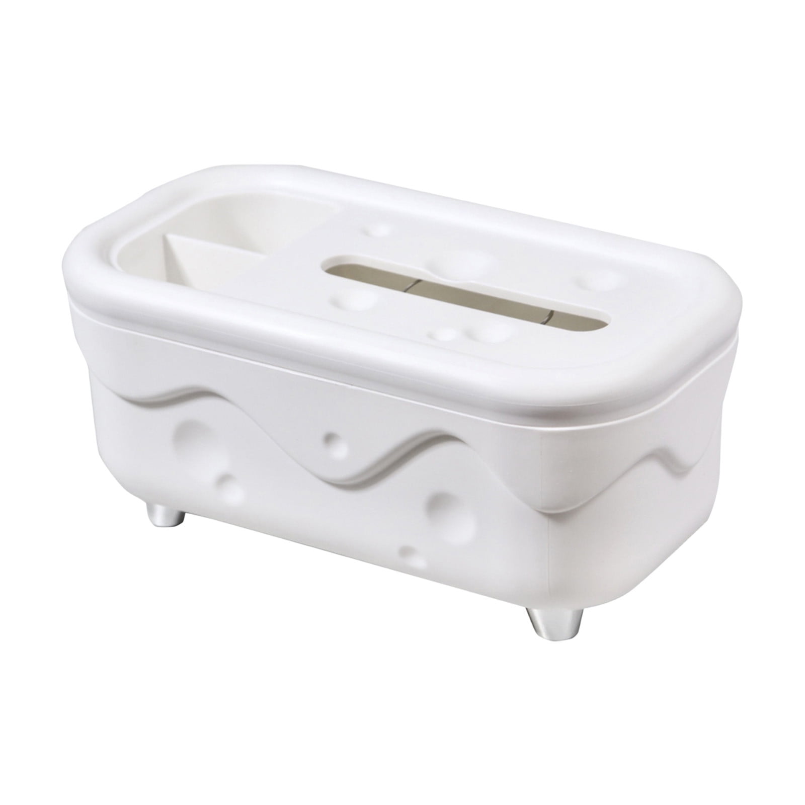 H-965 White Scandinavian Style Tissue Organizer Drawer Box For Coffee ...