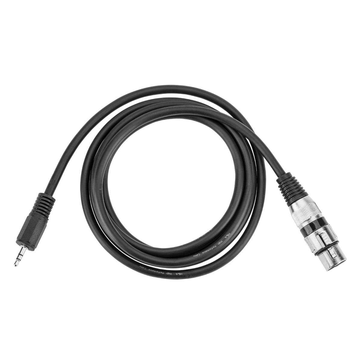H&A 3-Pin XLR Female to 3.5mm Stereo Mini-Plug Cable 6' - Walmart.com