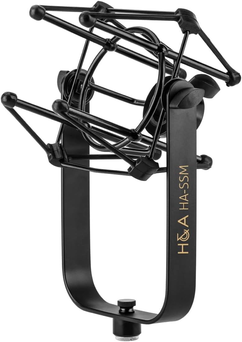 H&A Microphone Suspension Shockmount (Black Matte) for Electro-Voice ...