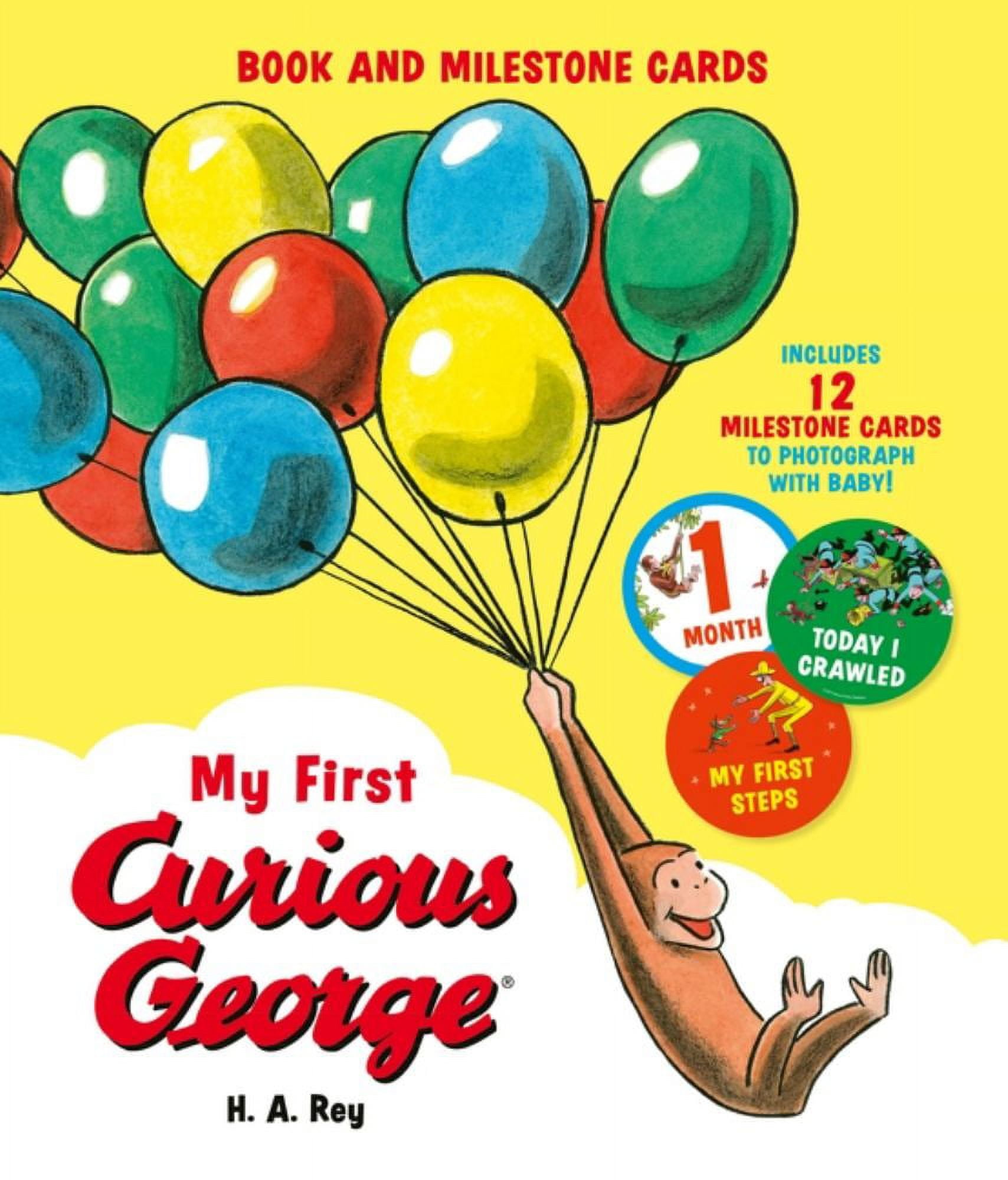 H. A. Rey: My First Curious George (Book and Milestone Cards) (Board ...