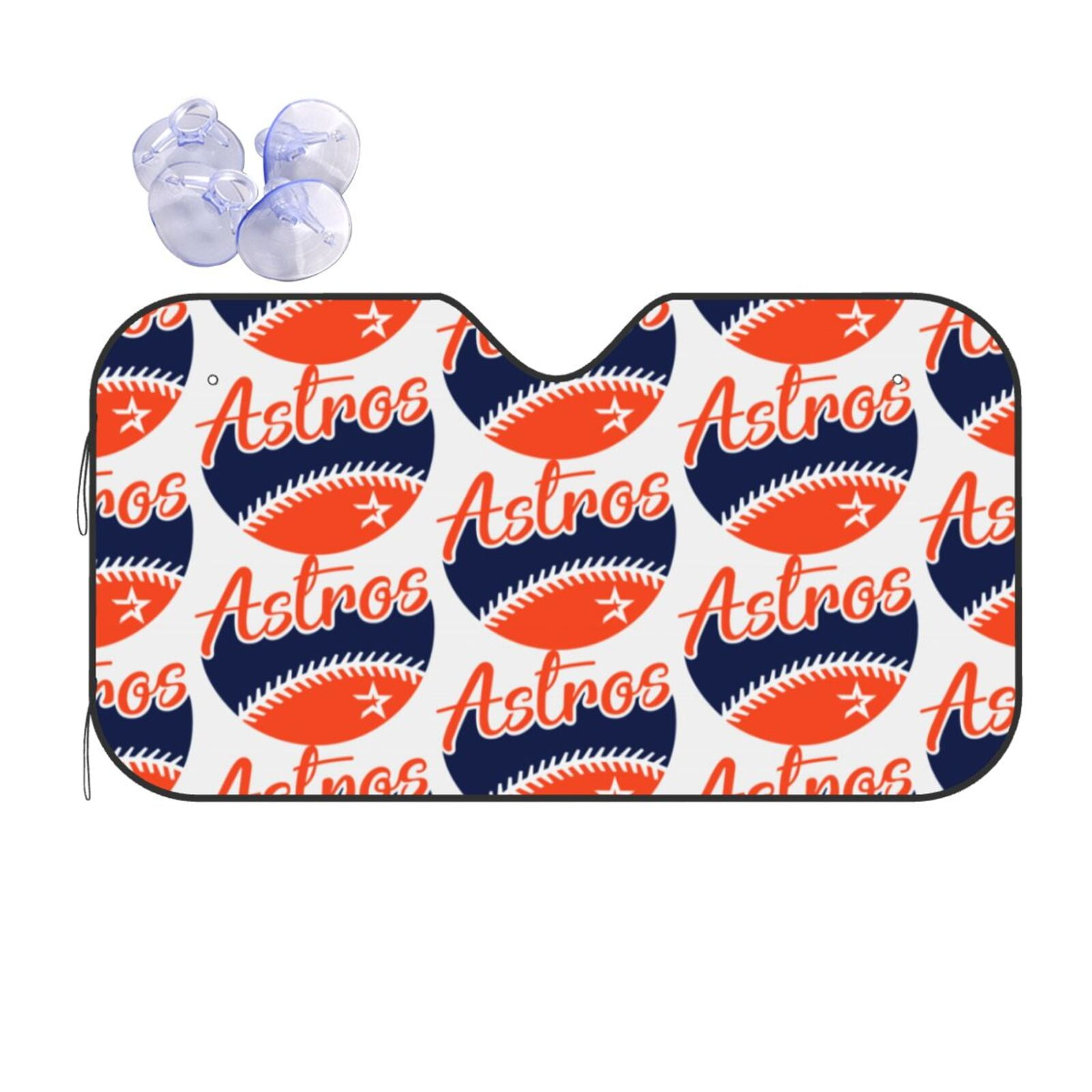 H_Astros 2025 Hard Car Windshield Sunshade - Premium Bubble Aluminum ...