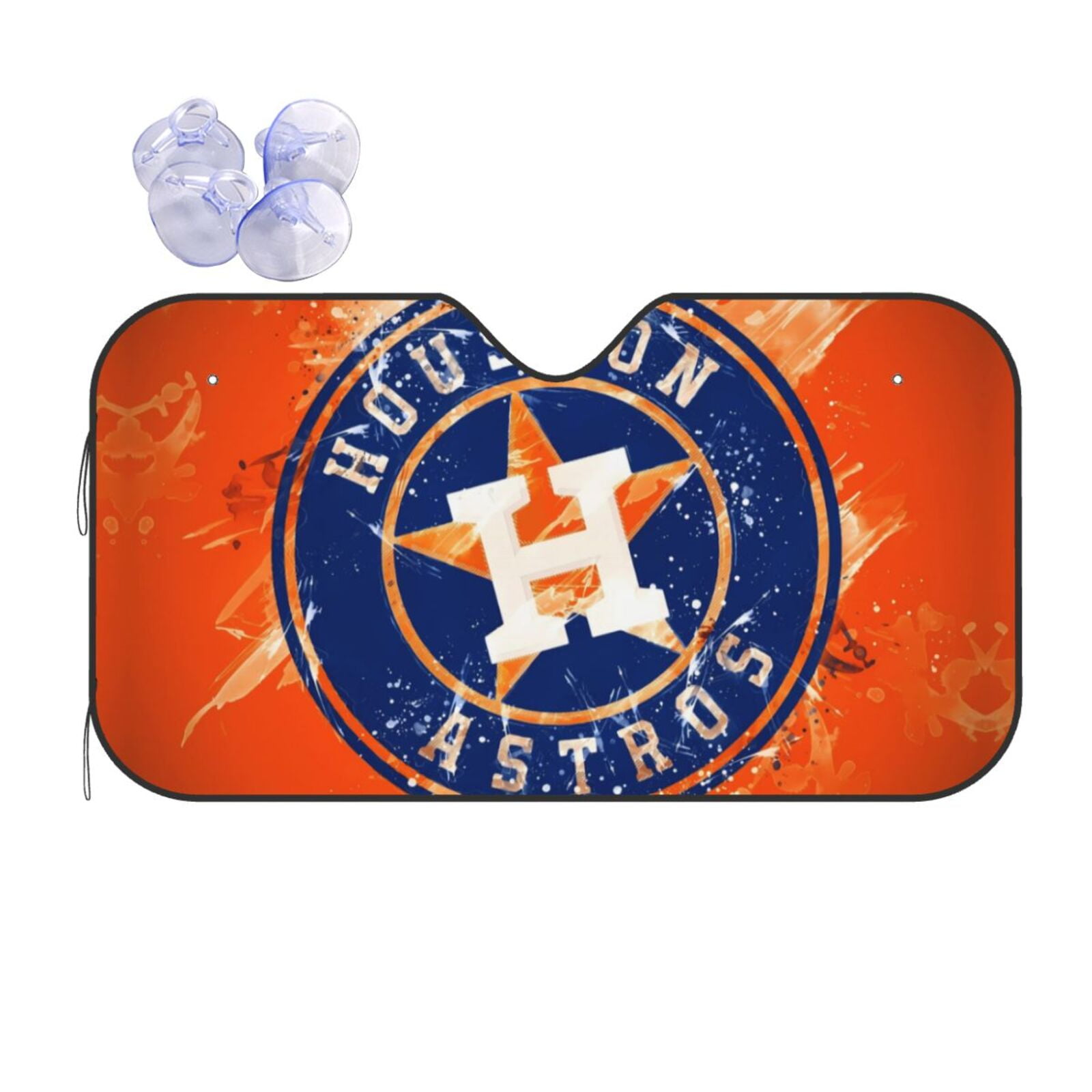 H_Astros 2025 Hard Car Windshield Sunshade - Premium Bubble Aluminum ...