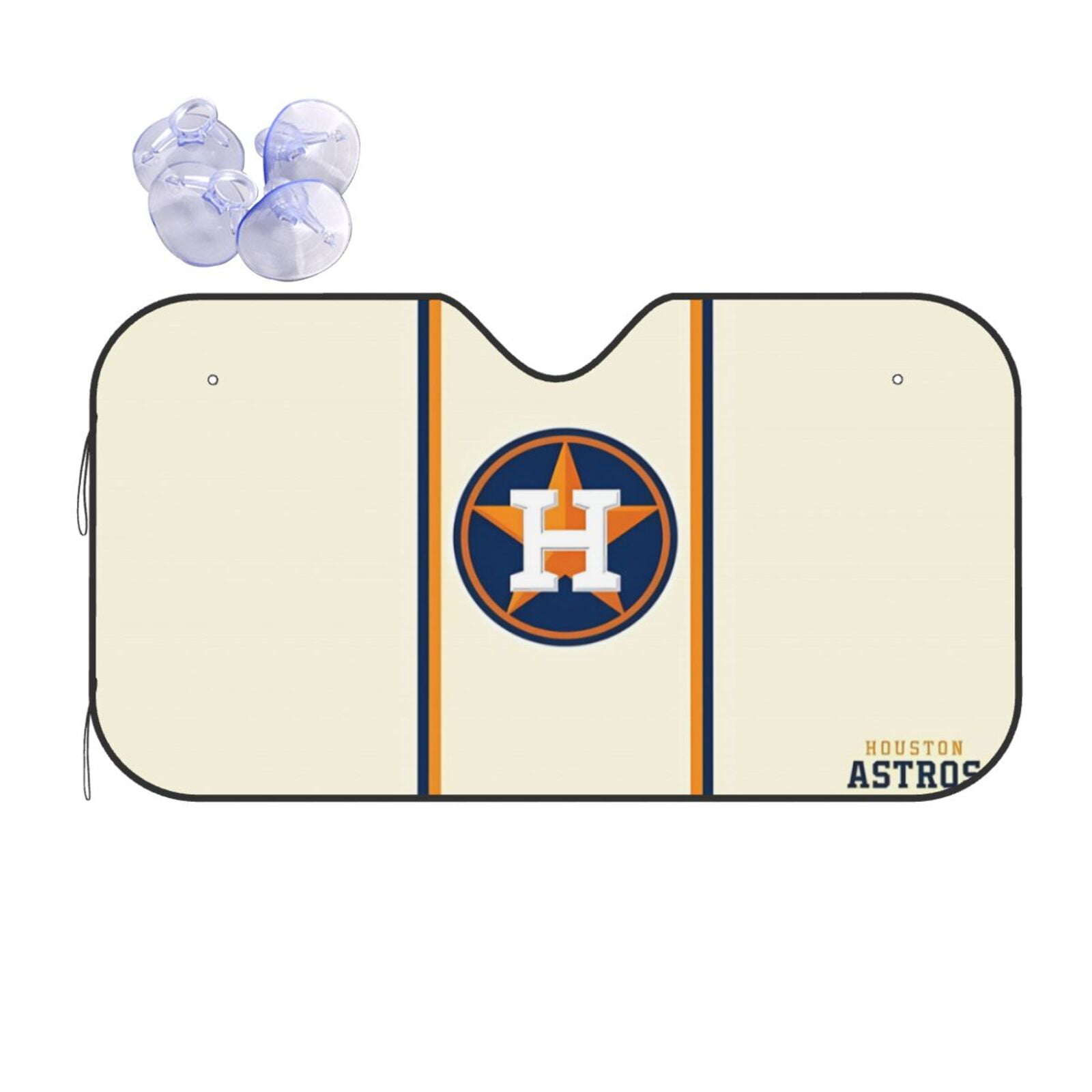 H_Astros 2025 Hard Car Windshield Sunshade - Premium Bubble Aluminum ...
