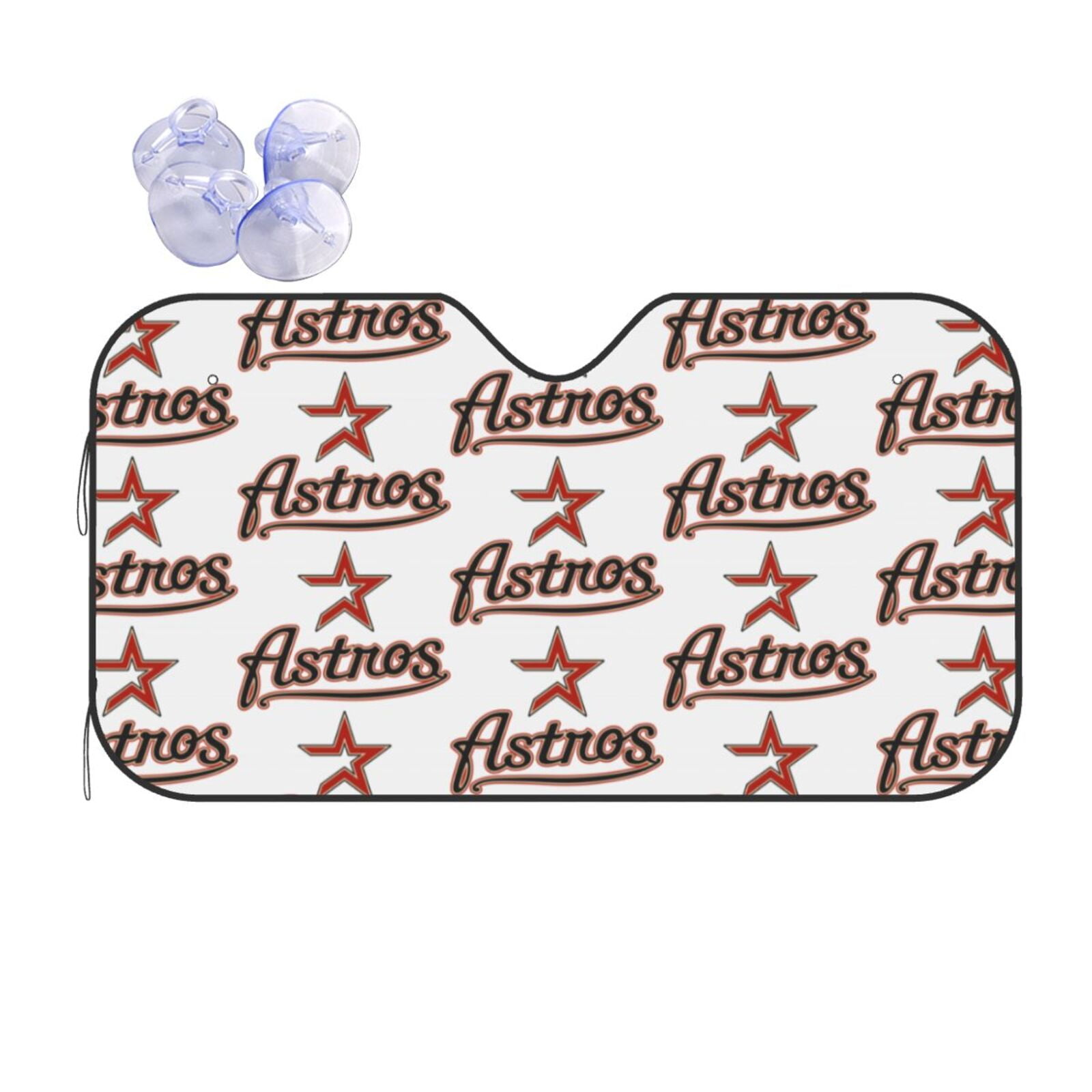 H_Astros 2025 Hard Car Windshield Sunshade - Premium Bubble Aluminum ...