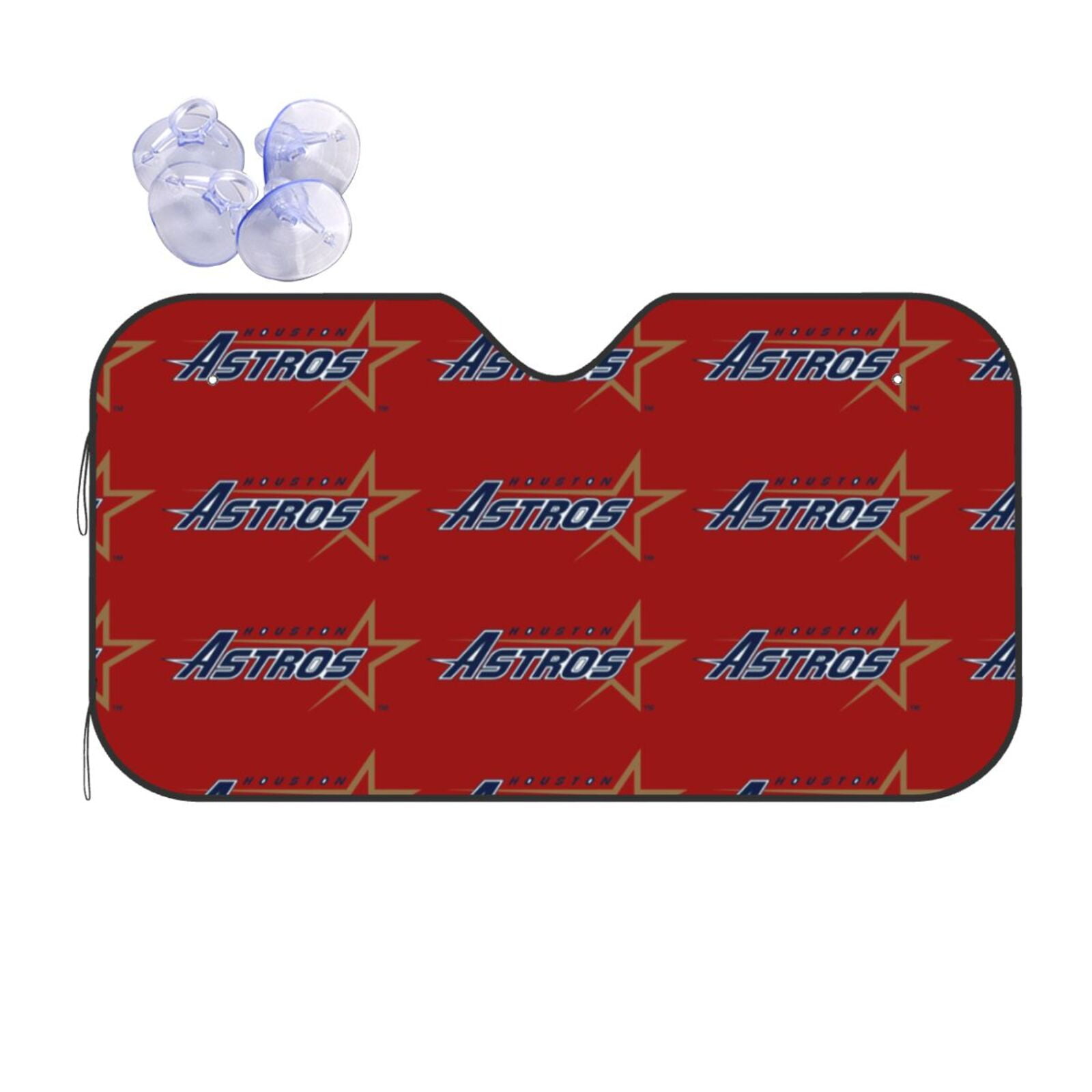 H_Astros 2025 Hard Car Windshield Sunshade - Premium Bubble Aluminum ...