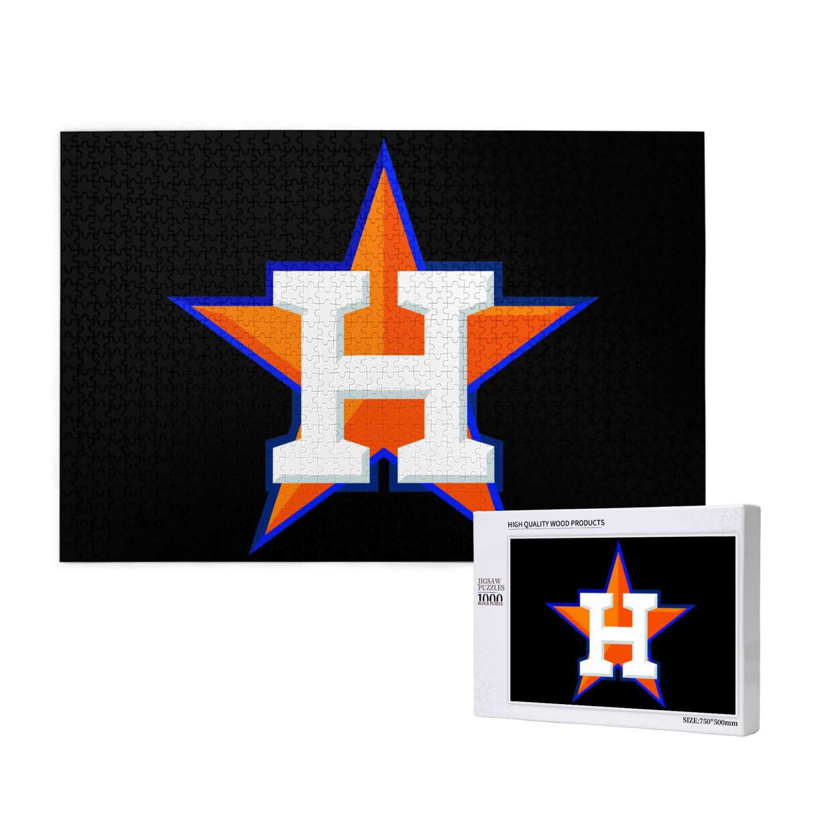 H_Astros Team 1000 Piece Jigsaw Puzzle Popular Puzzle Family ...