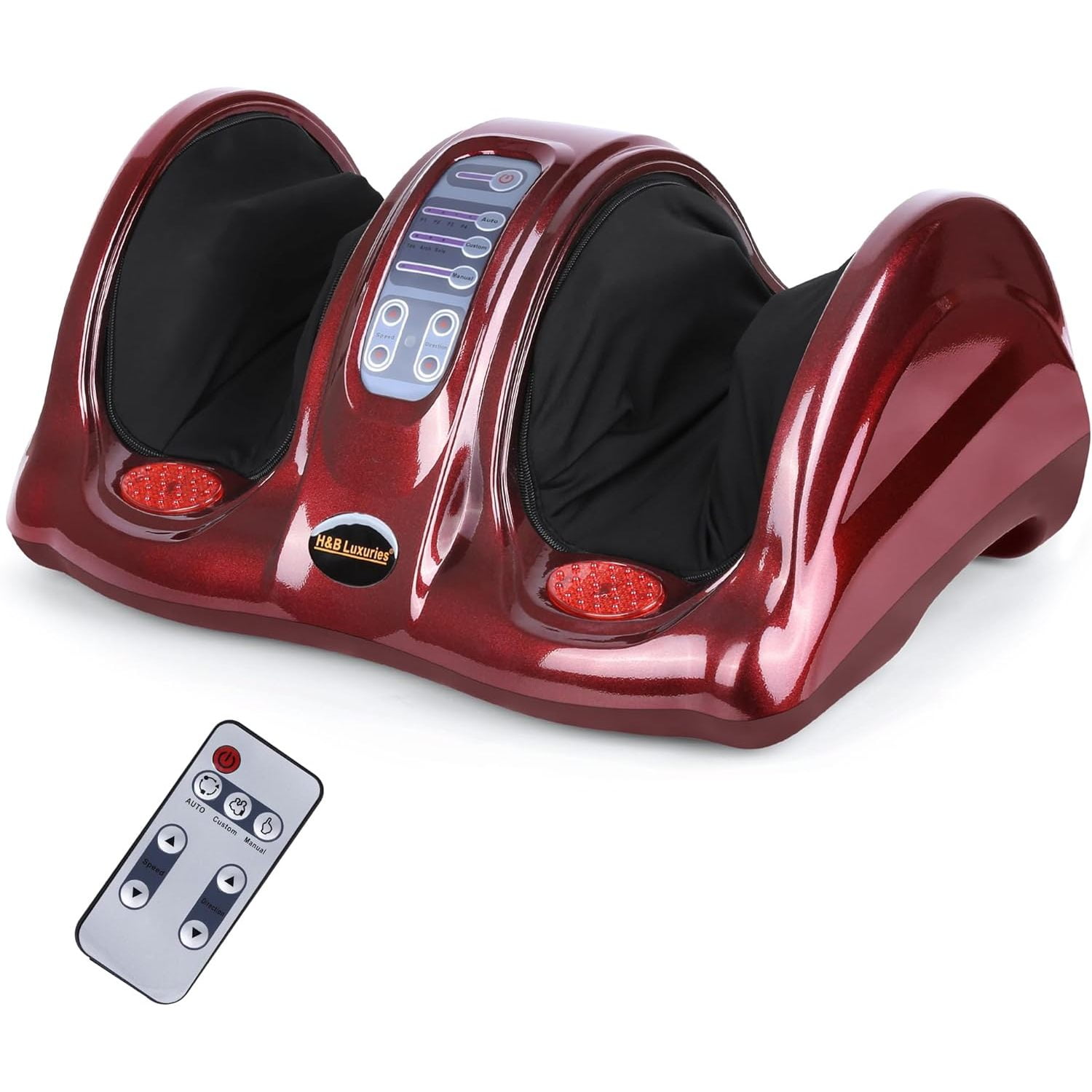 H&B Luxuries Shiatsu Foot Massager Machine with Remote Controller ...