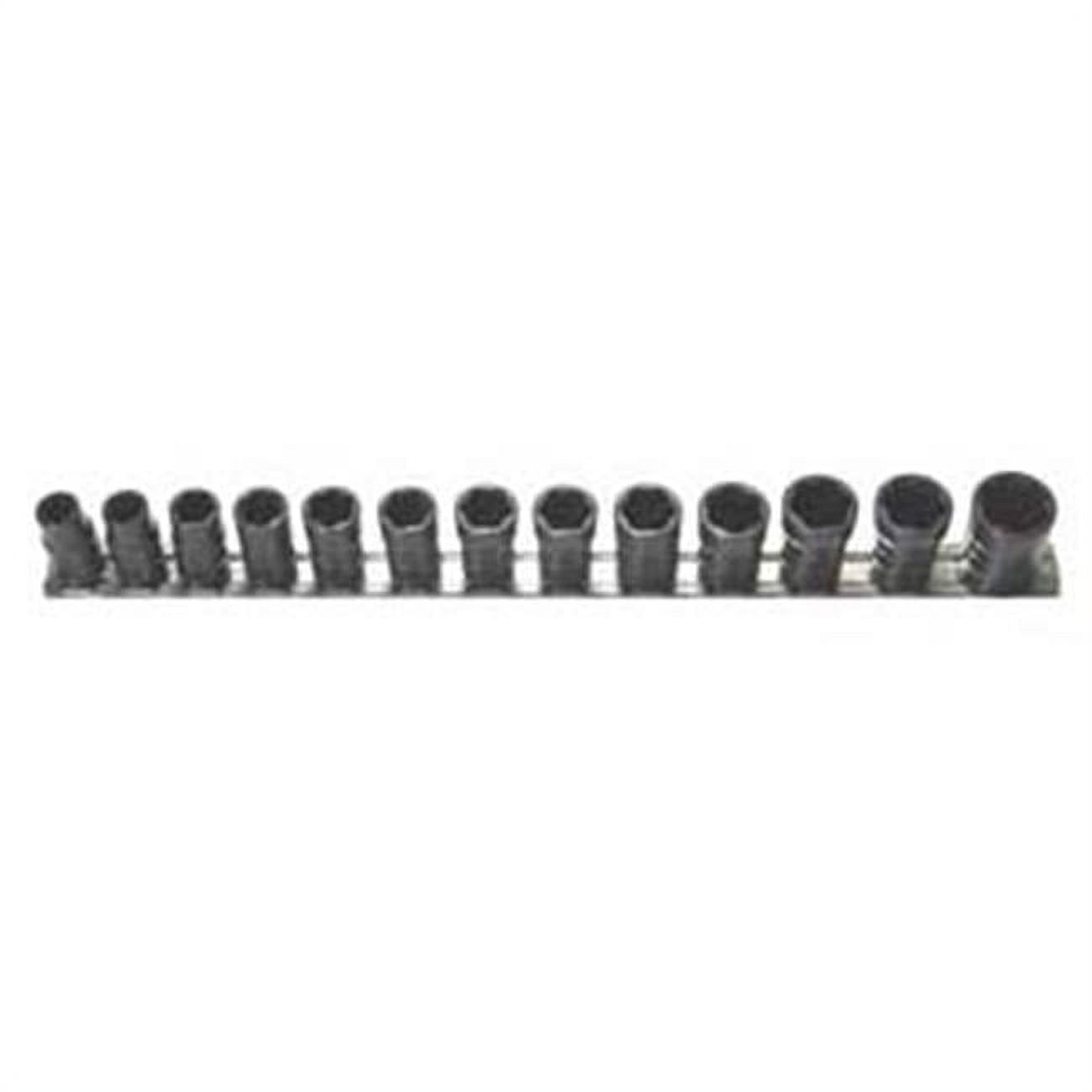 H.B. Products TRTSCS2513B 13 Piece Combination Turbo Socket Set .25 ...