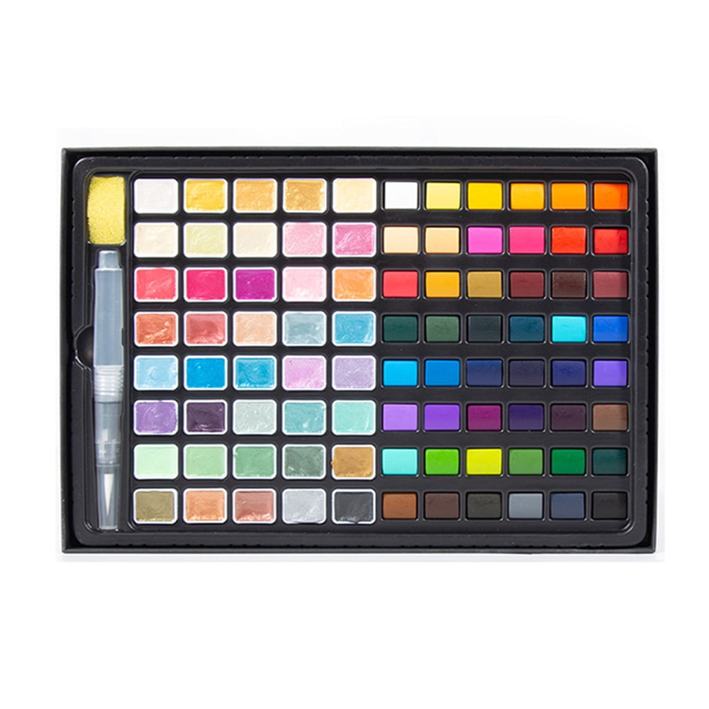 H&B Watercolor Paint Set 88 Colors Professional Art Supplies Including ...