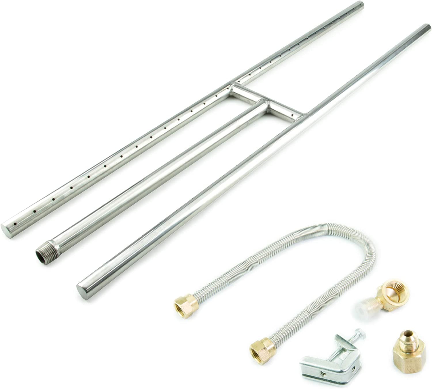 H-Burner for Fire Pits and Fireplaces | 36 Inch, Stainless Steel Burner ...