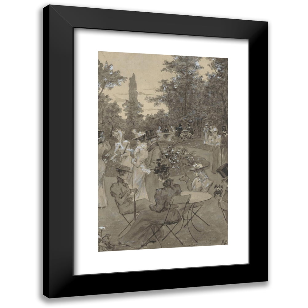 H.C. Louwerse 11x14 Black Modern Framed Museum Art Print Titled ...