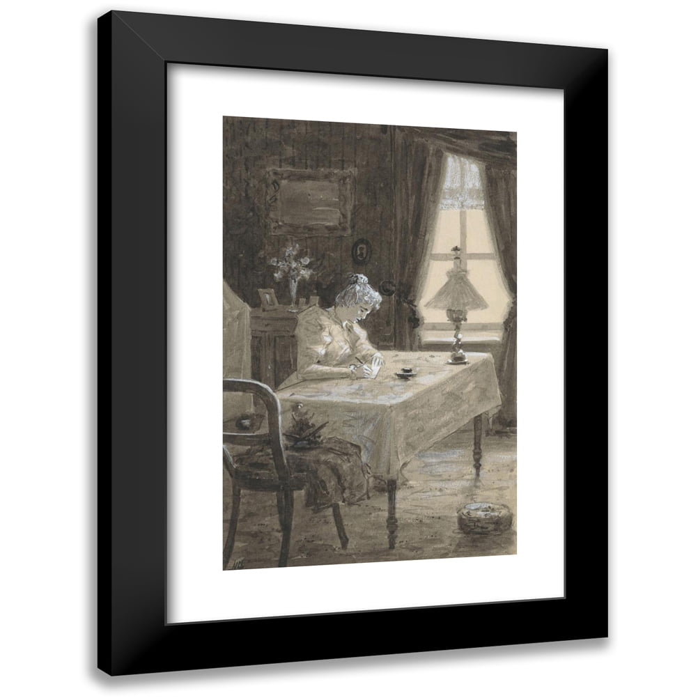 H.C. Louwerse 13x18 Black Modern Framed Museum Art Print Titled - Mimi ...