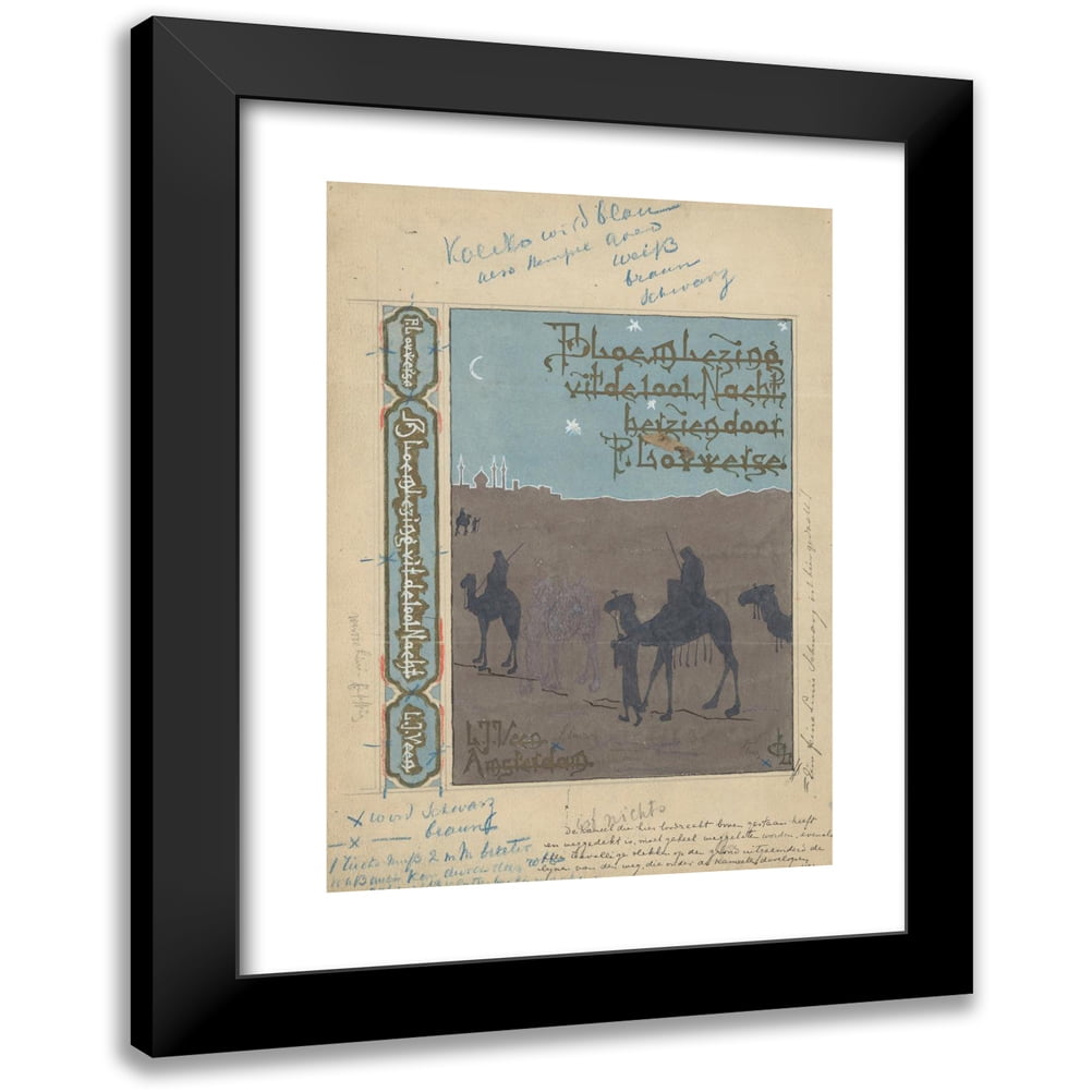 H.C. Louwerse 14x18 Black Modern Framed Museum Art Print Titled - Tire ...