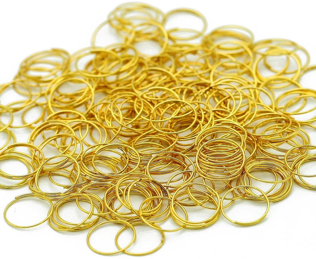 H&D 500pcs Round Edged Split Circular Ring Clips for Crystal Lamps ...