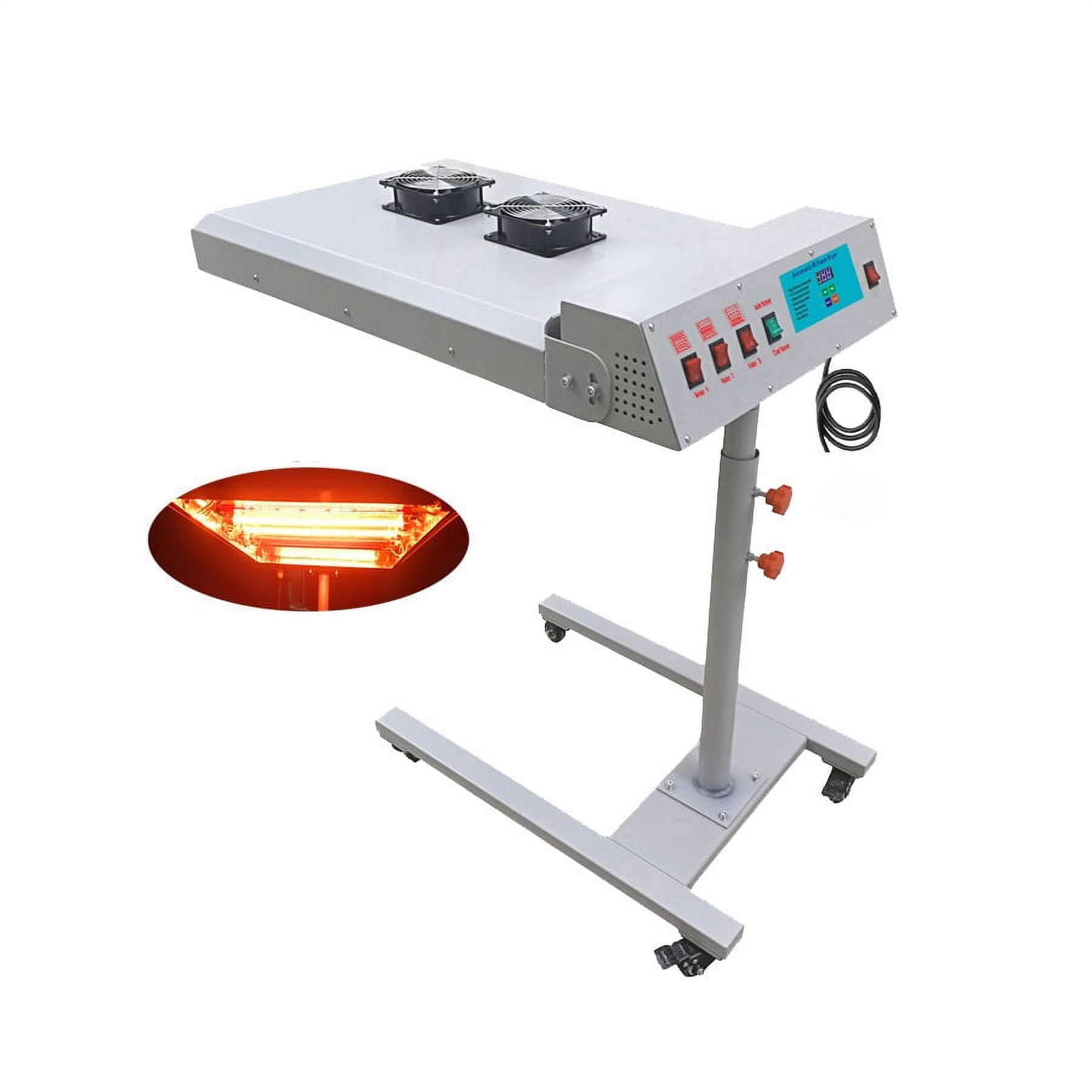 H-E 20" x 24" Automatic IR Flash Dryer with Sensor 2 Modes 3 Levels ...