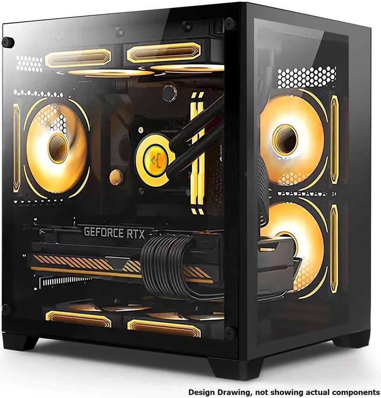 H.E. Gaming PC -AMD Ryzen 7 5700X 3.4 GHz-RX 6750 XT 12GB -16GB DDR4 ...