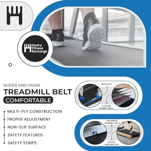 H.F Exchange OEM Treadmill Wide Running Belt Versatile Walking and ...